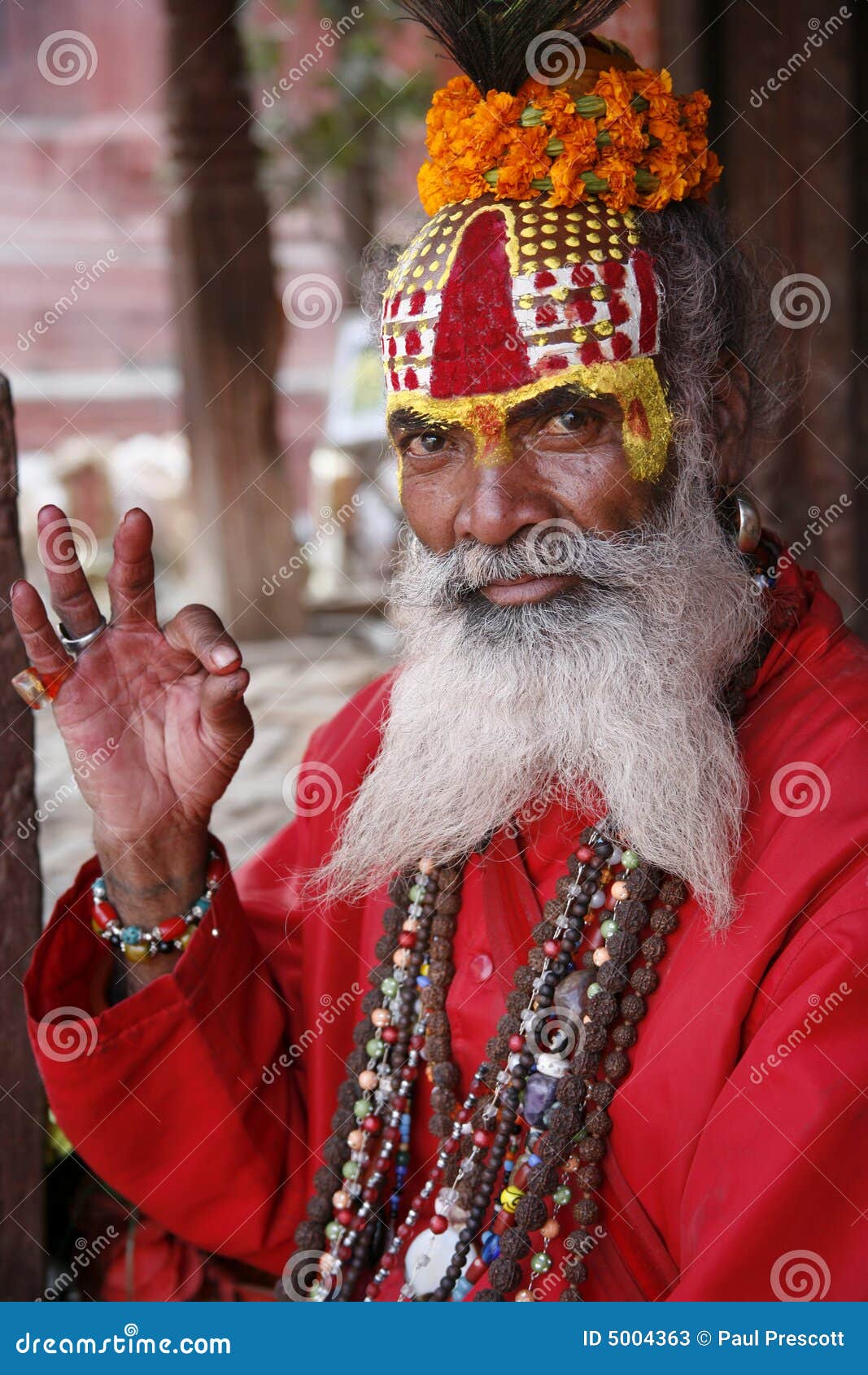 Saddhu in Durbar Square, Kathmandu Editorial Stock Photo - Image of ...