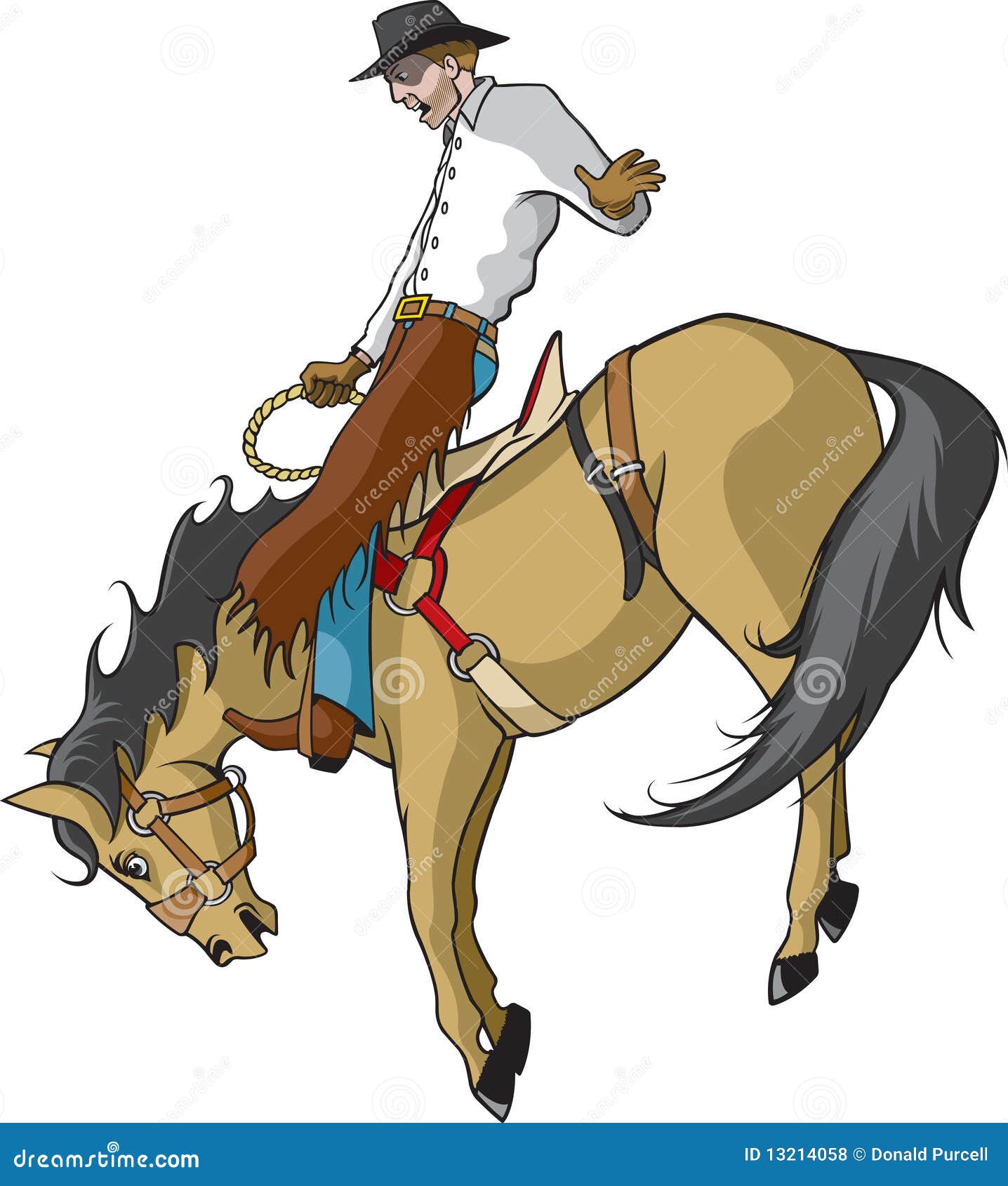 Saddle bronc riding coloring pages
