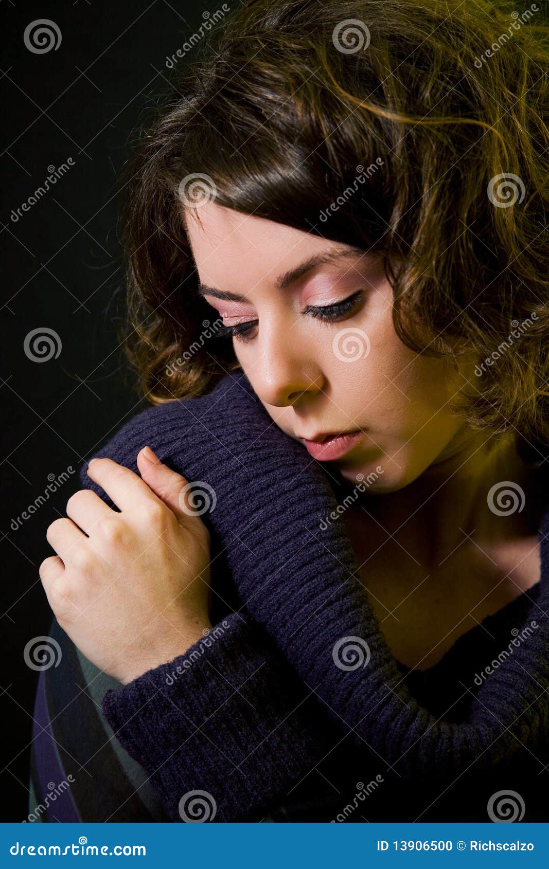 Saddness stock photo. Image of girl, looking, head, femininity - 13906500