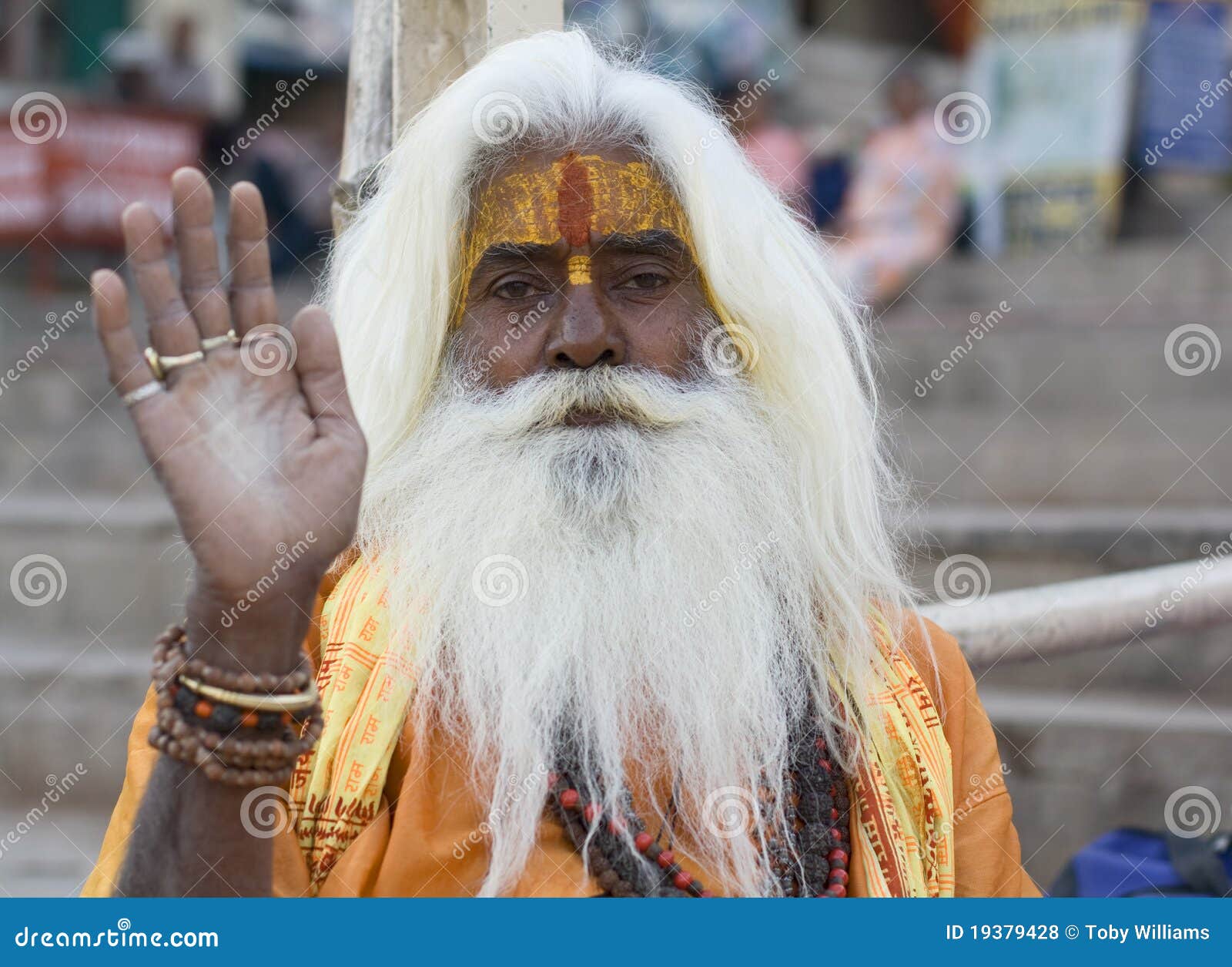 Varanasi, India, Hindu Saddhu in Varanasi Editorial Stock Photo - Image ...