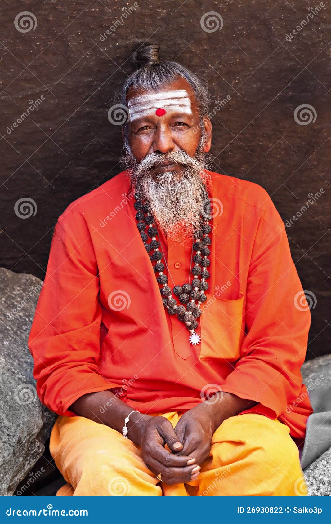 Sadhu - holy men editorial photography. Image of orange - 26930822