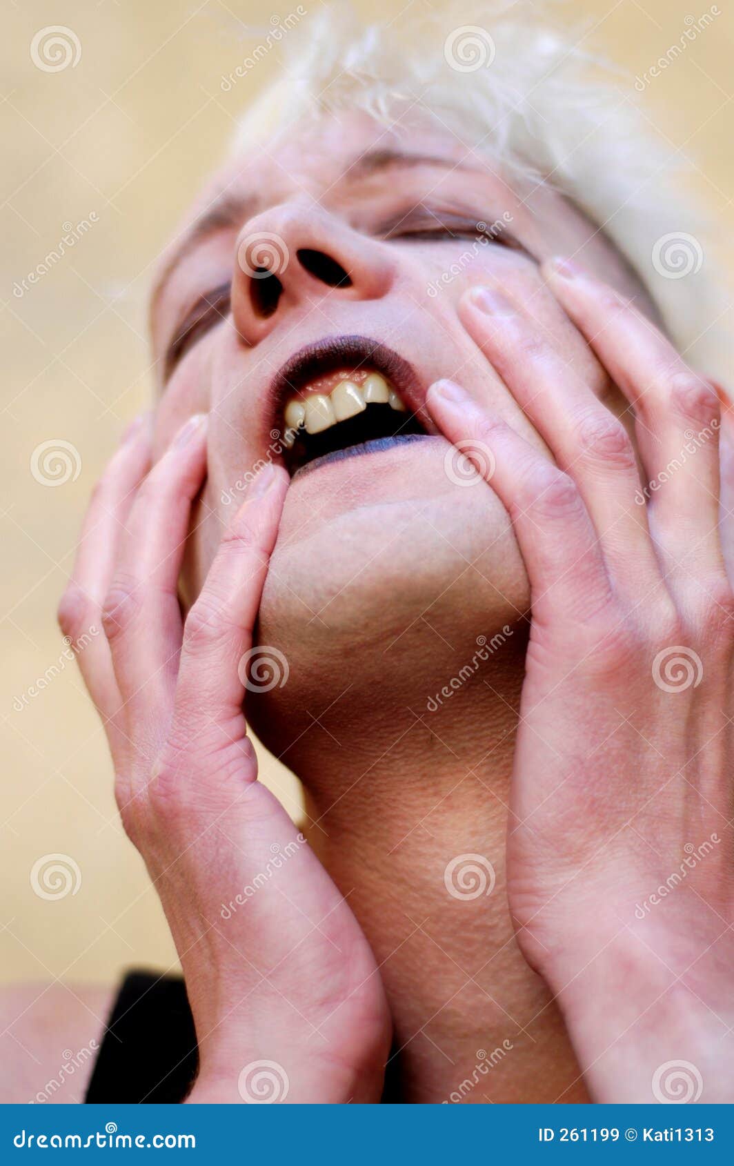 Sadness stock image. Image of faces, portrait, blond, person - 261199