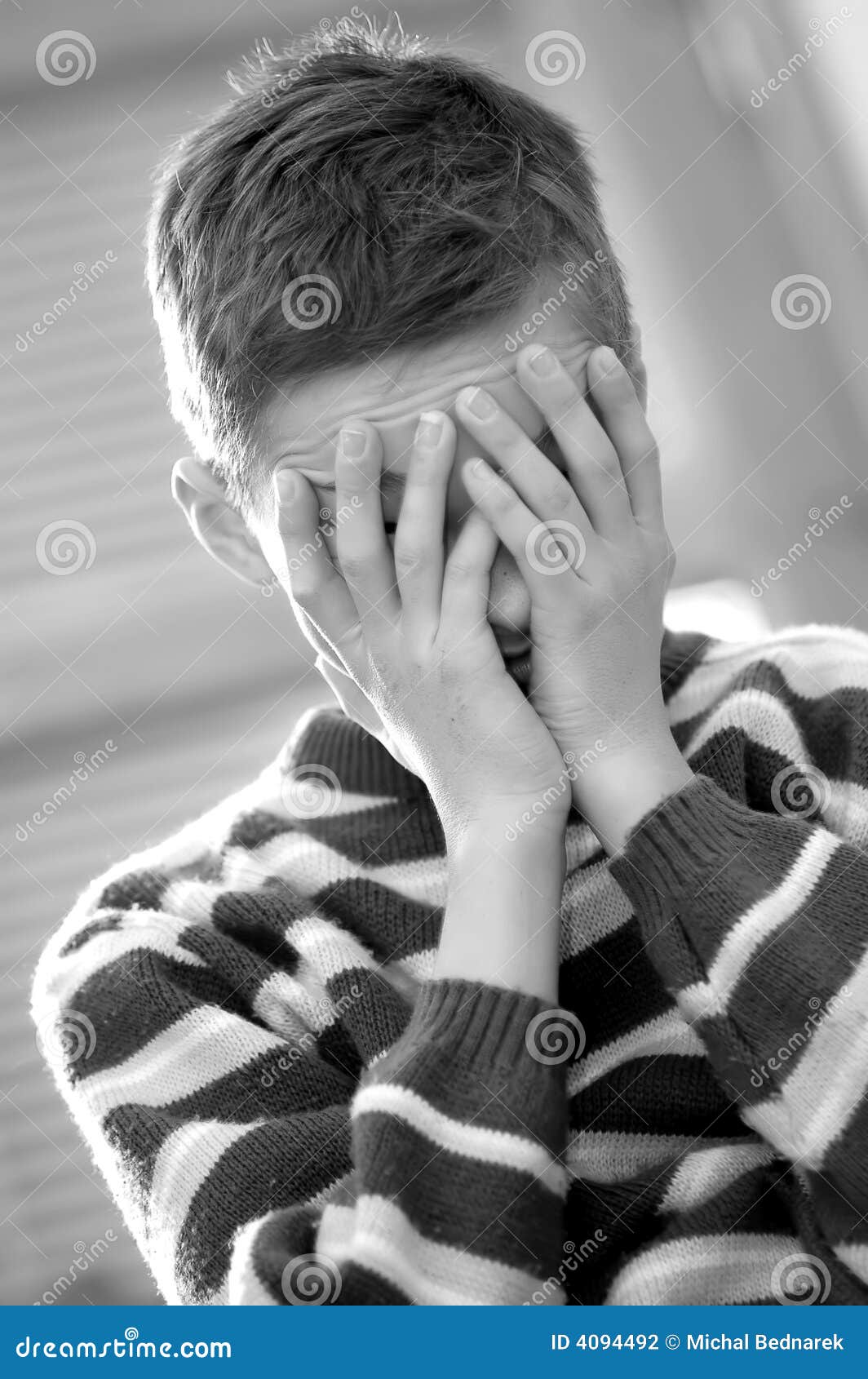 Sadness stock photo. Image of negative, male, expectations - 4094492