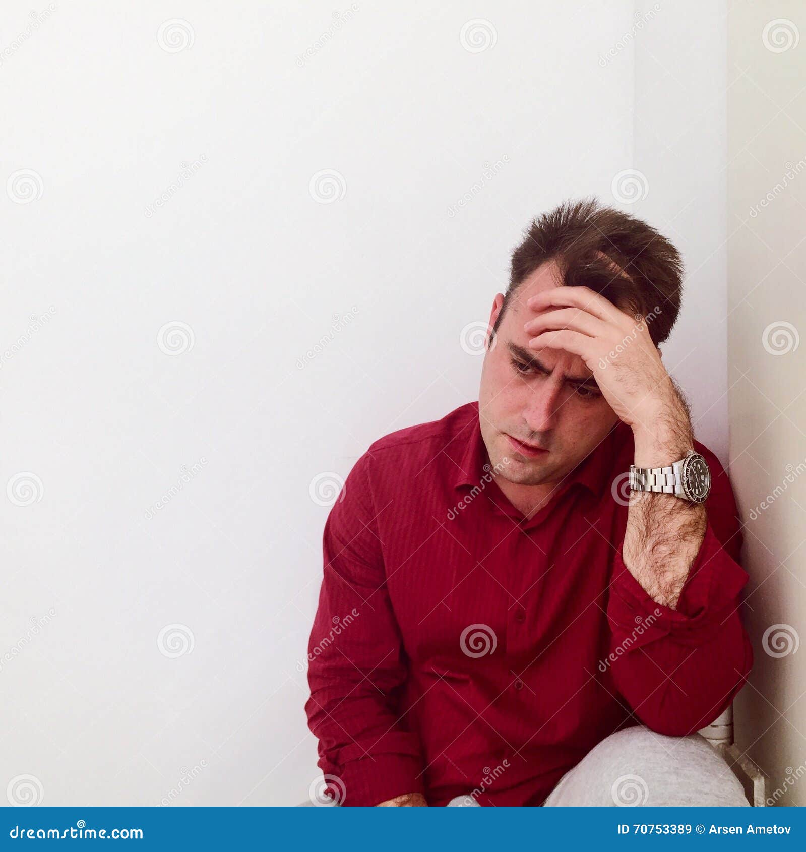 Sadness editorial stock image. Image of adult, stressed - 70753389