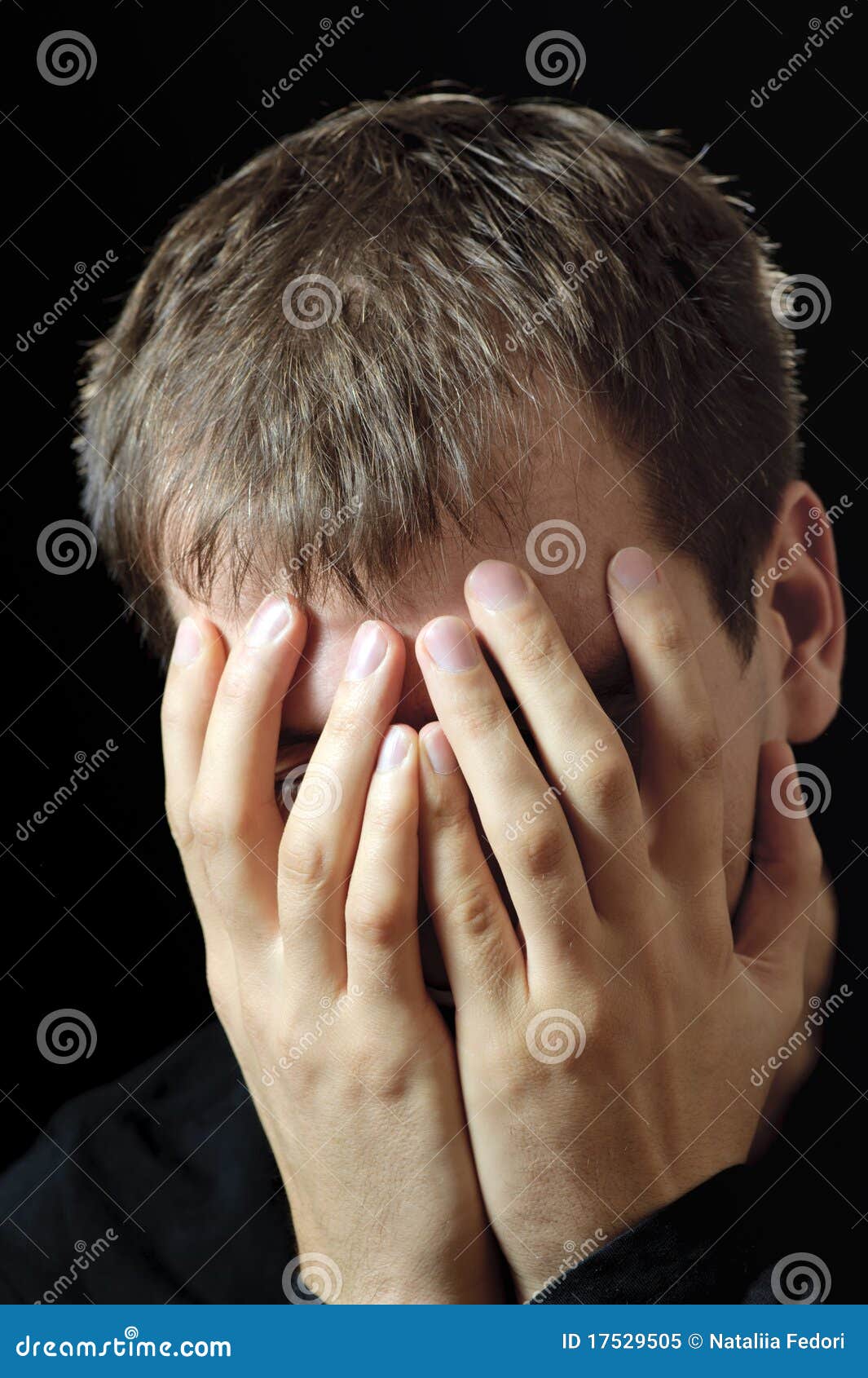 Sadness men stock image. Image of human, emotions, looking - 17529505