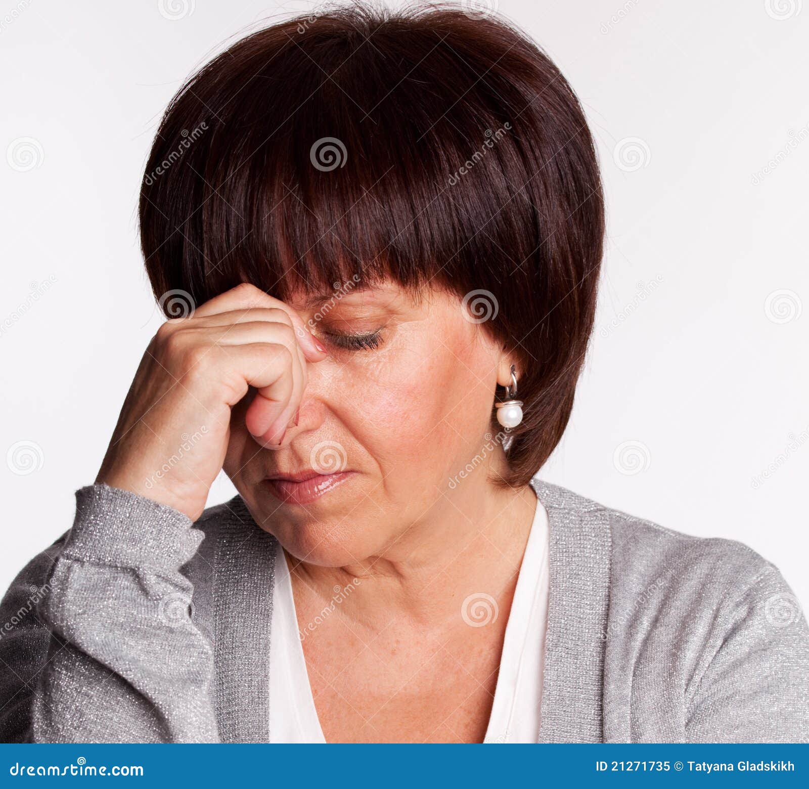Sadness mid woman stock image. Image of midage, crying - 21271735