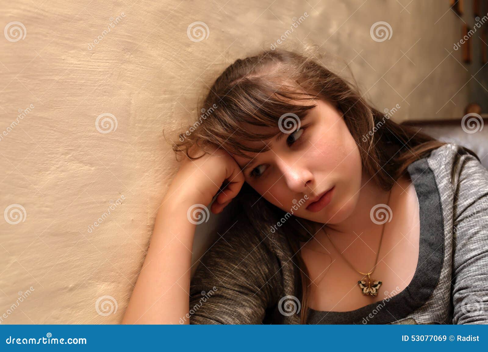 Sadness teen stock image. Image of head, emotional, facial - 53077069