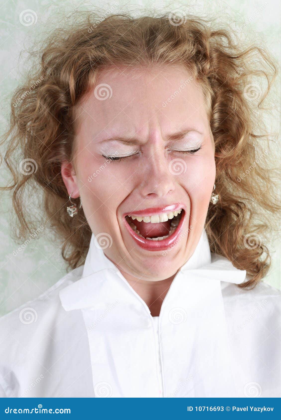 Sadness woman portrait stock image. Image of emotional - 10716693