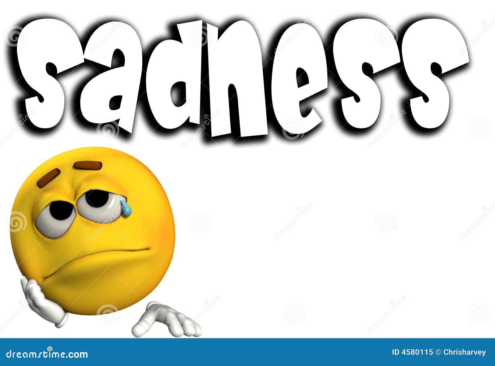 Sadness Word 6 stock illustration. Illustration of curvy - 4580115