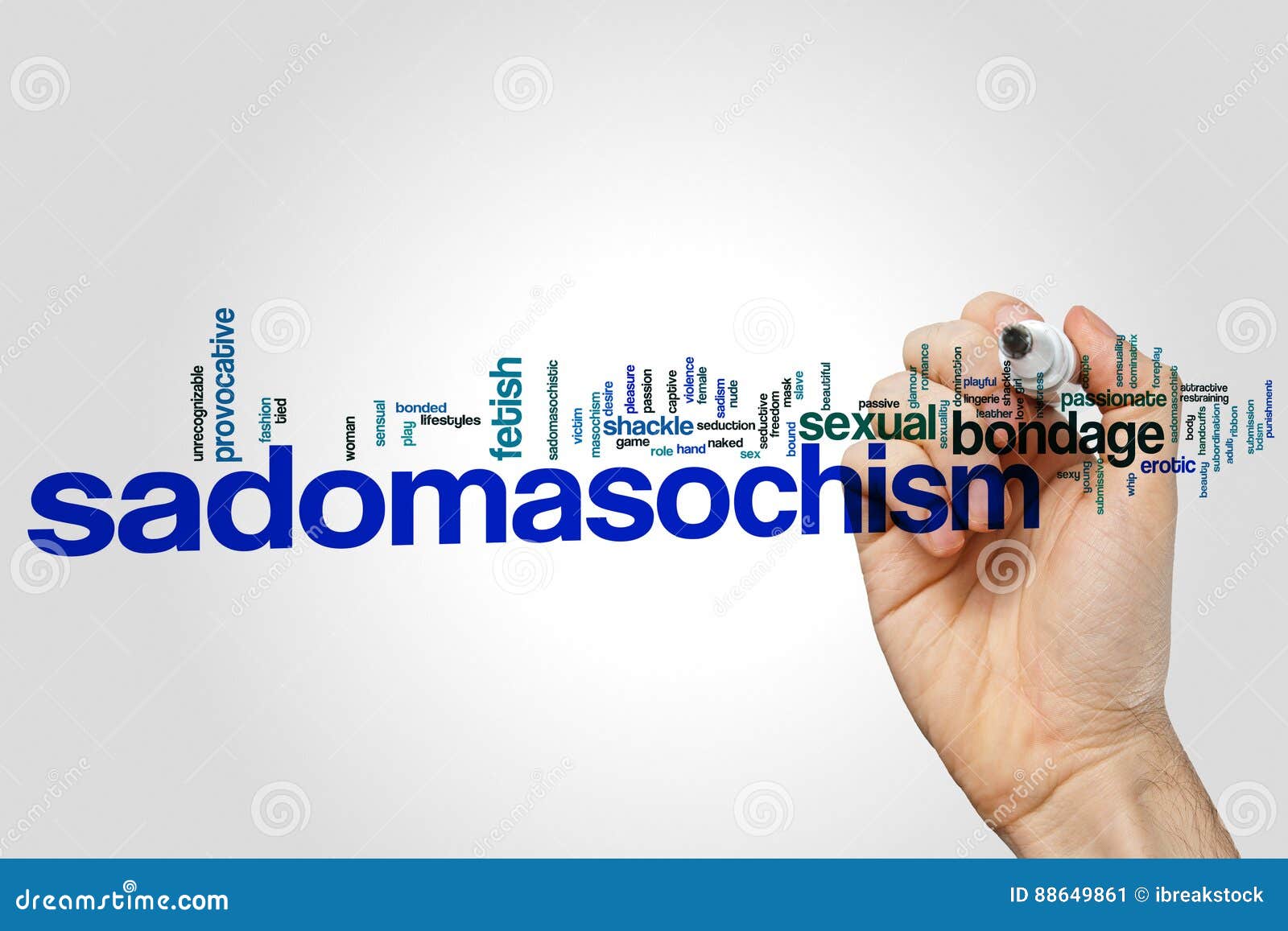Sadomasochism Word Cloud Concept Stock Image - Image of fetish, sexual ...