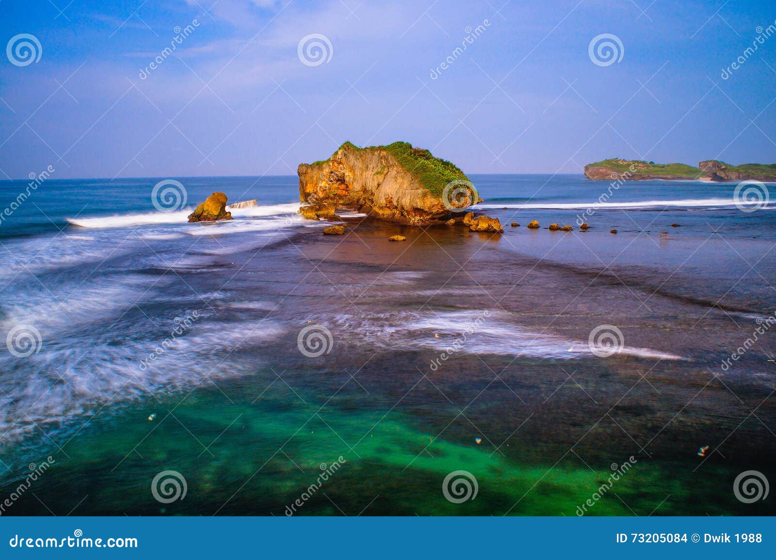 Sadranan Beach stock photo. Image of seascape, landscape - 73205084