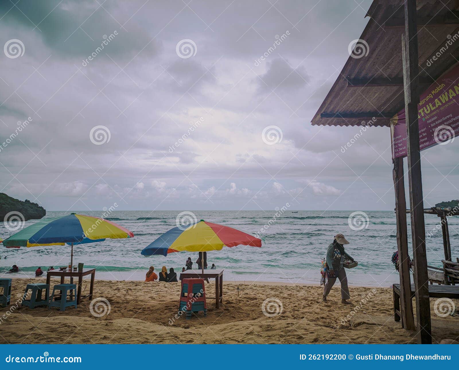Sadranan Beach of Yogyakarta Editorial Image - Image of beach ...