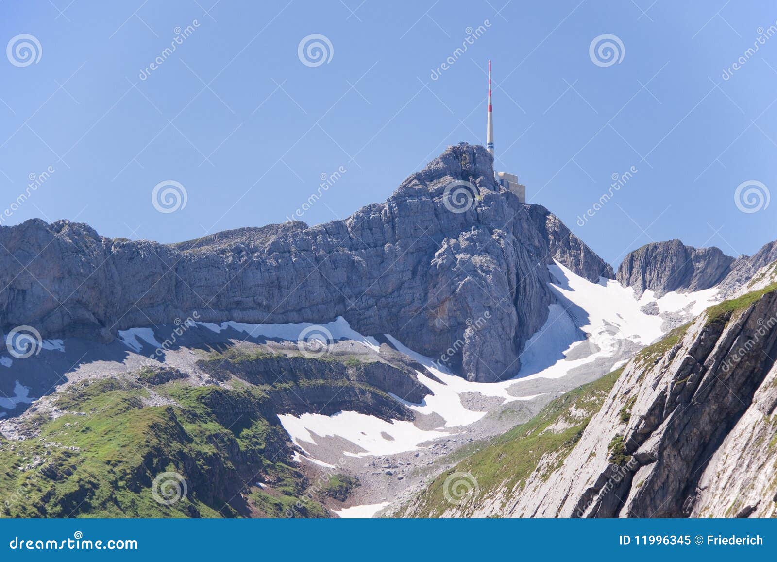 Saentis 5 stockbild. Bild von beobachtung, aussicht, spitzen - 11996345