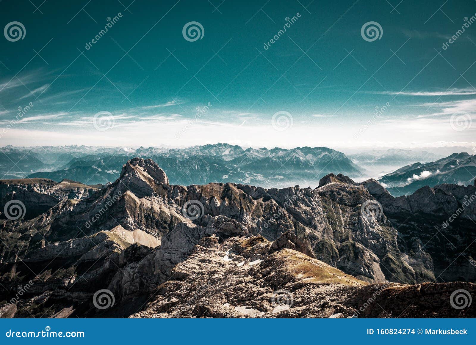 Saentis, Switzerland stock photo. Image of daylight - 160824274