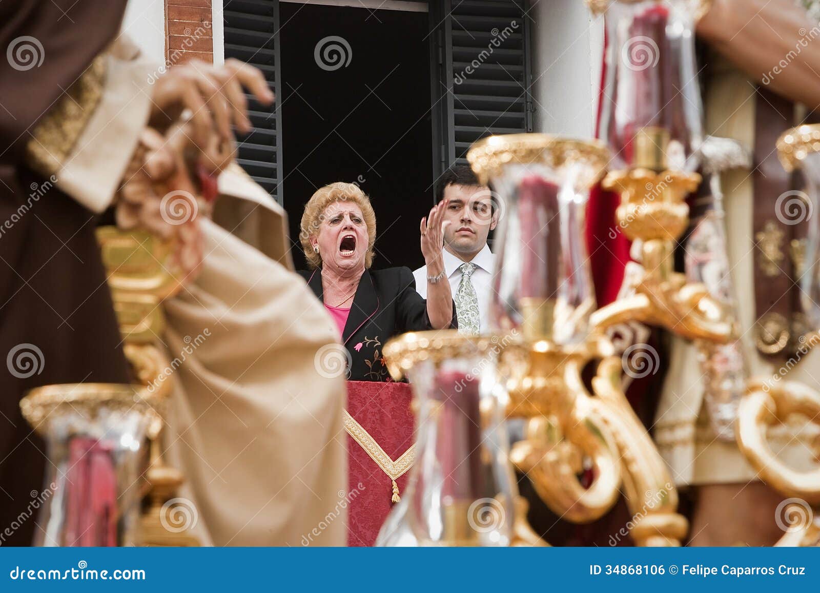 `Saetera Singing during Procession Holy Monday Editorial Photo - Image ...