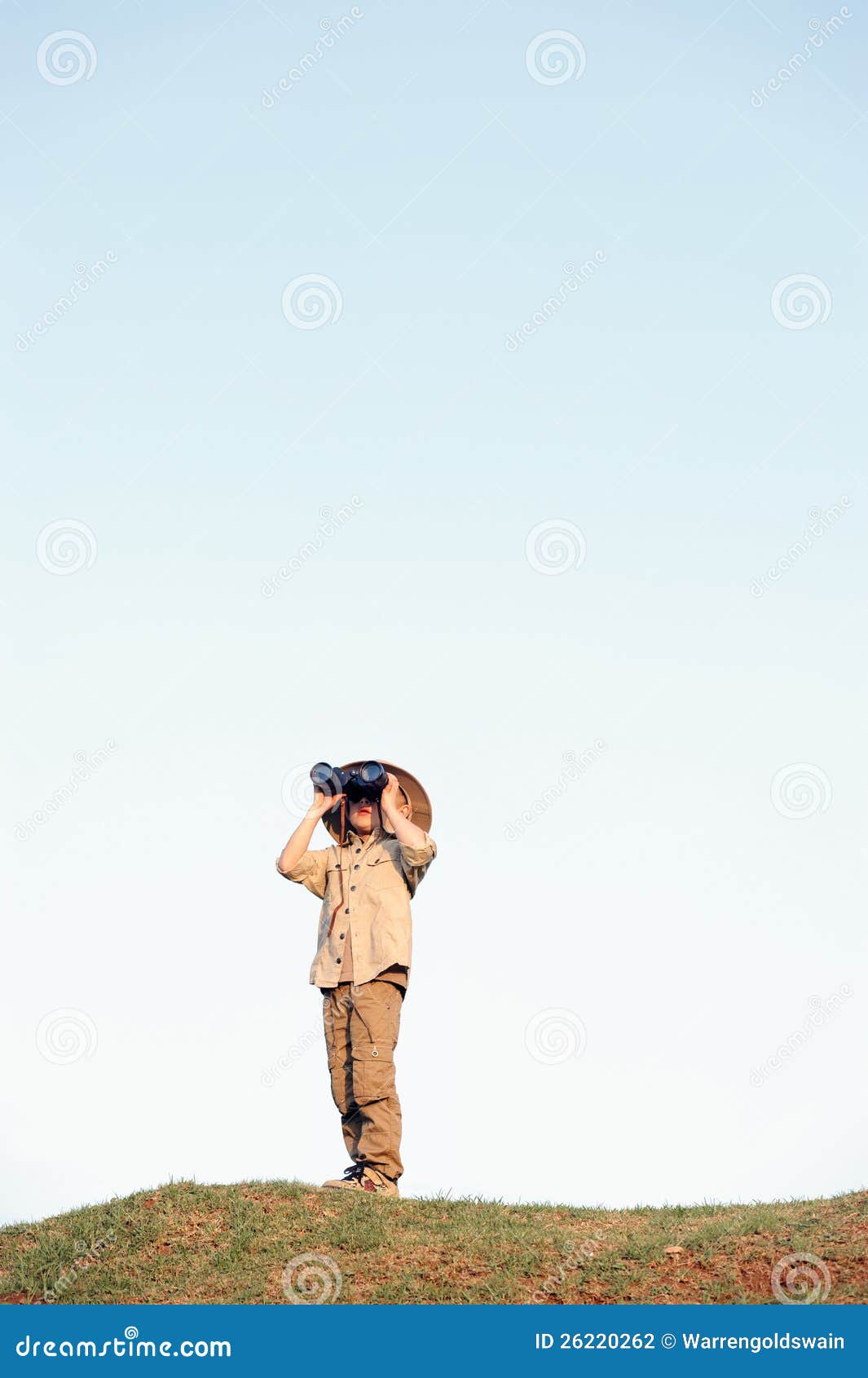 Safari boy stock photo. Image of childhood, happy, blond - 26220262