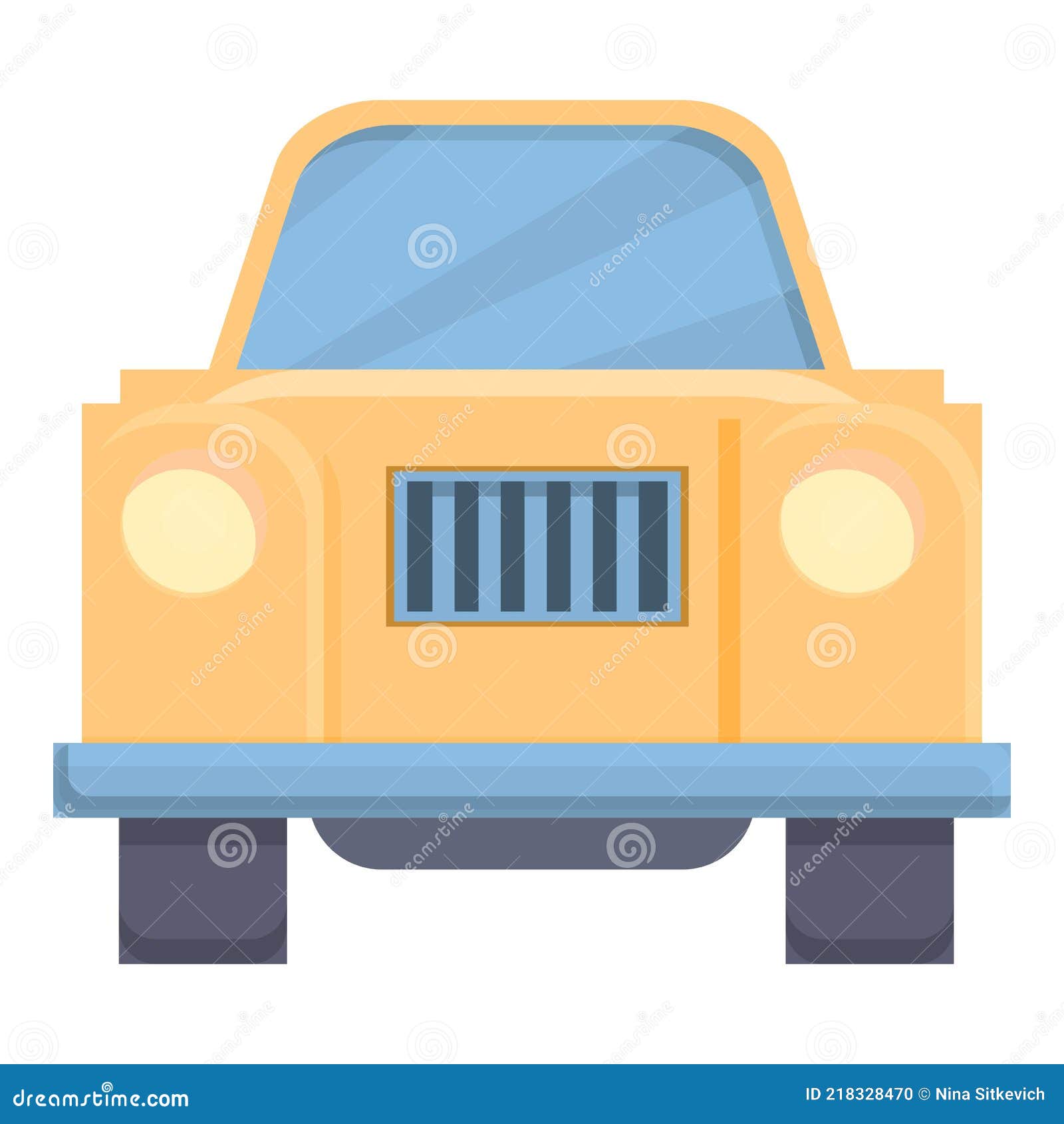 Jeep, Front View Vector Line Icon, Linear Concept, Outline Sign, Symbol ...