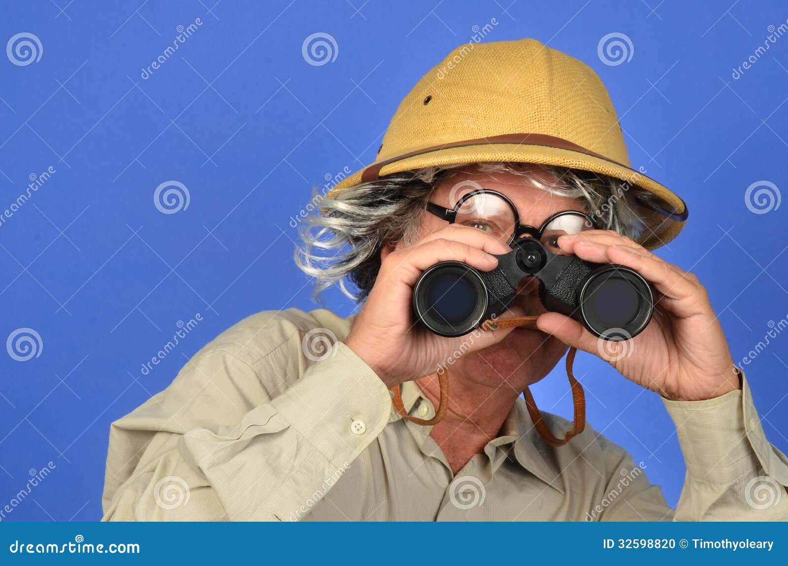 Safari Man stock photo. Image of safari, explorer, search - 32598820