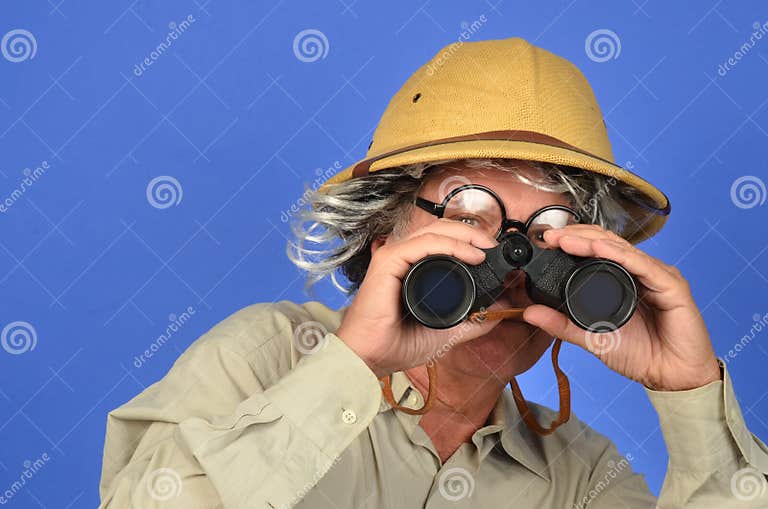 Safari Man stock photo. Image of safari, explorer, search - 32598820