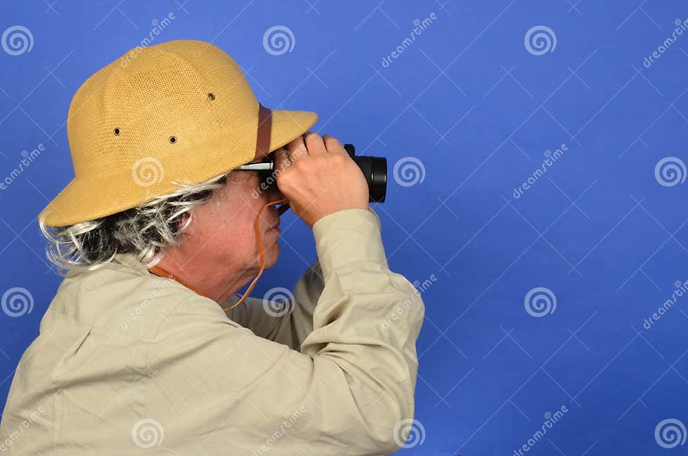 Safari Man stock photo. Image of safari, fedora, adventure - 32598842