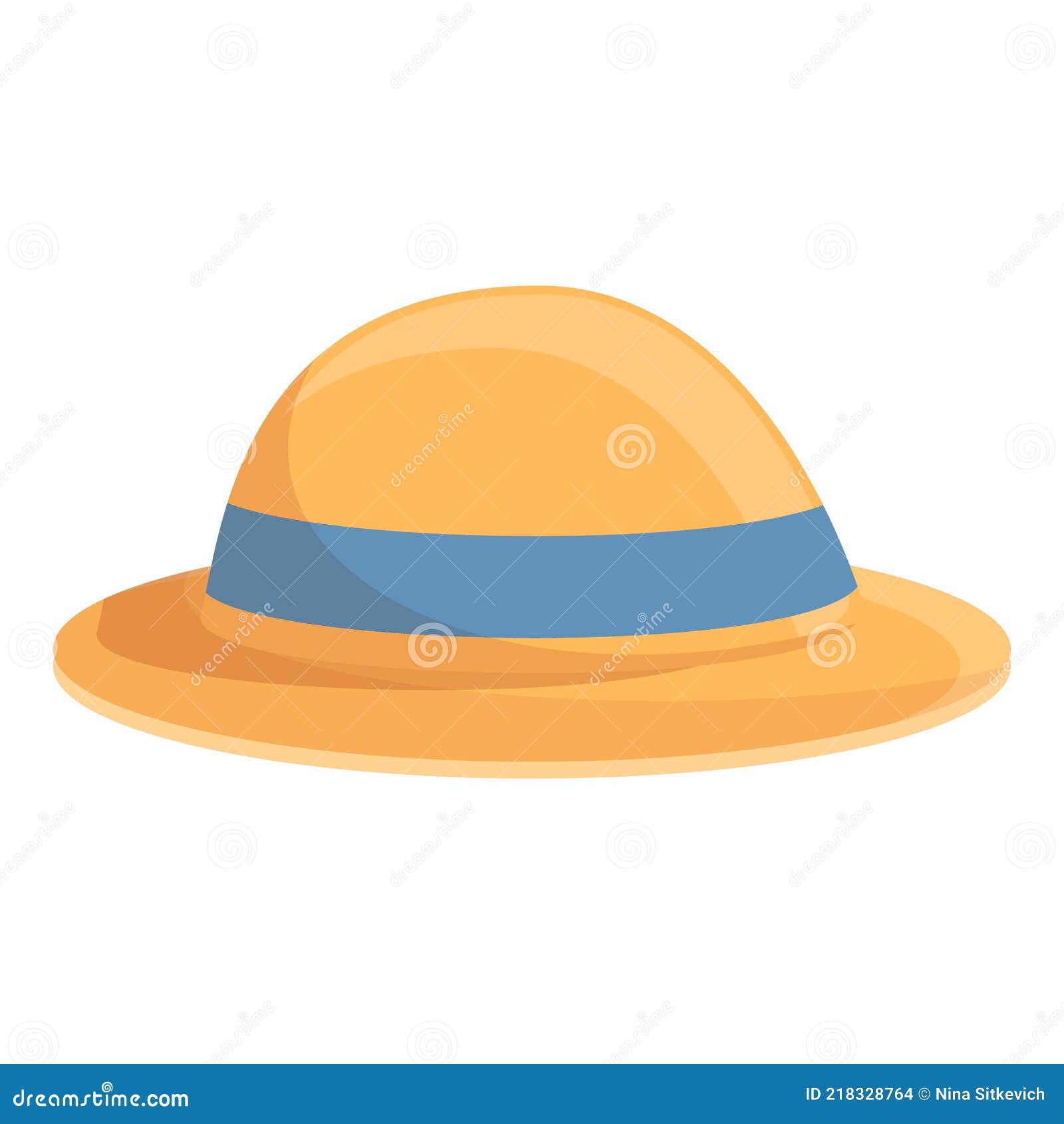 Safari Sun Hat Icon, Cartoon Style Stock Vector - Illustration of ...