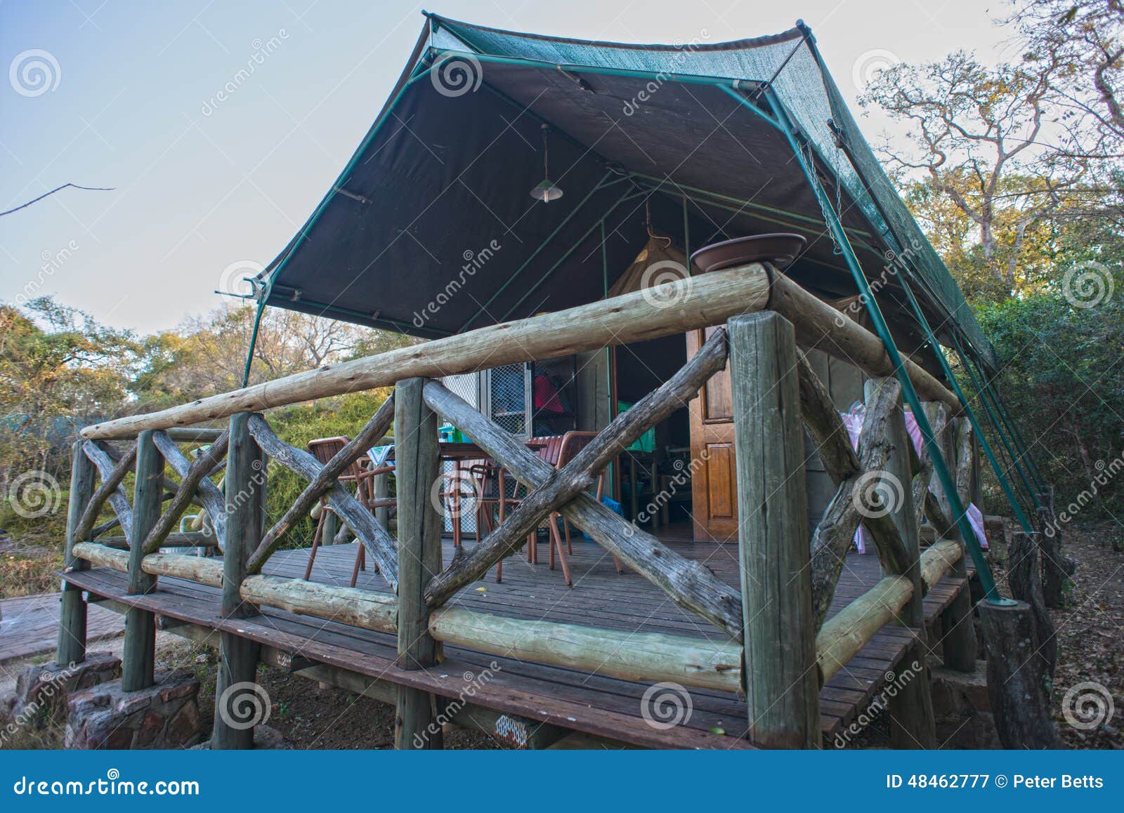 Safari Tent Tamboti camp stock image. Image of vacation - 48462777