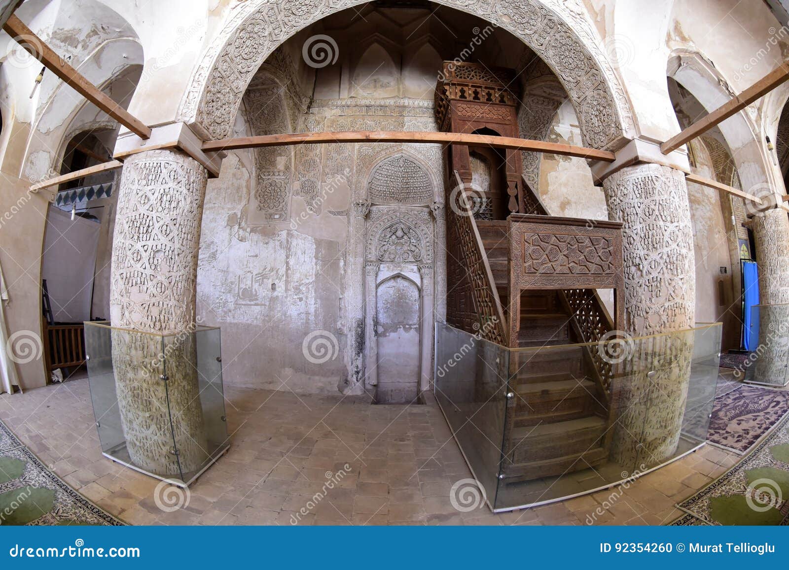 Safavi Mosque in Isfahan, Iran Stock Photo - Image of isfahan, mountain ...