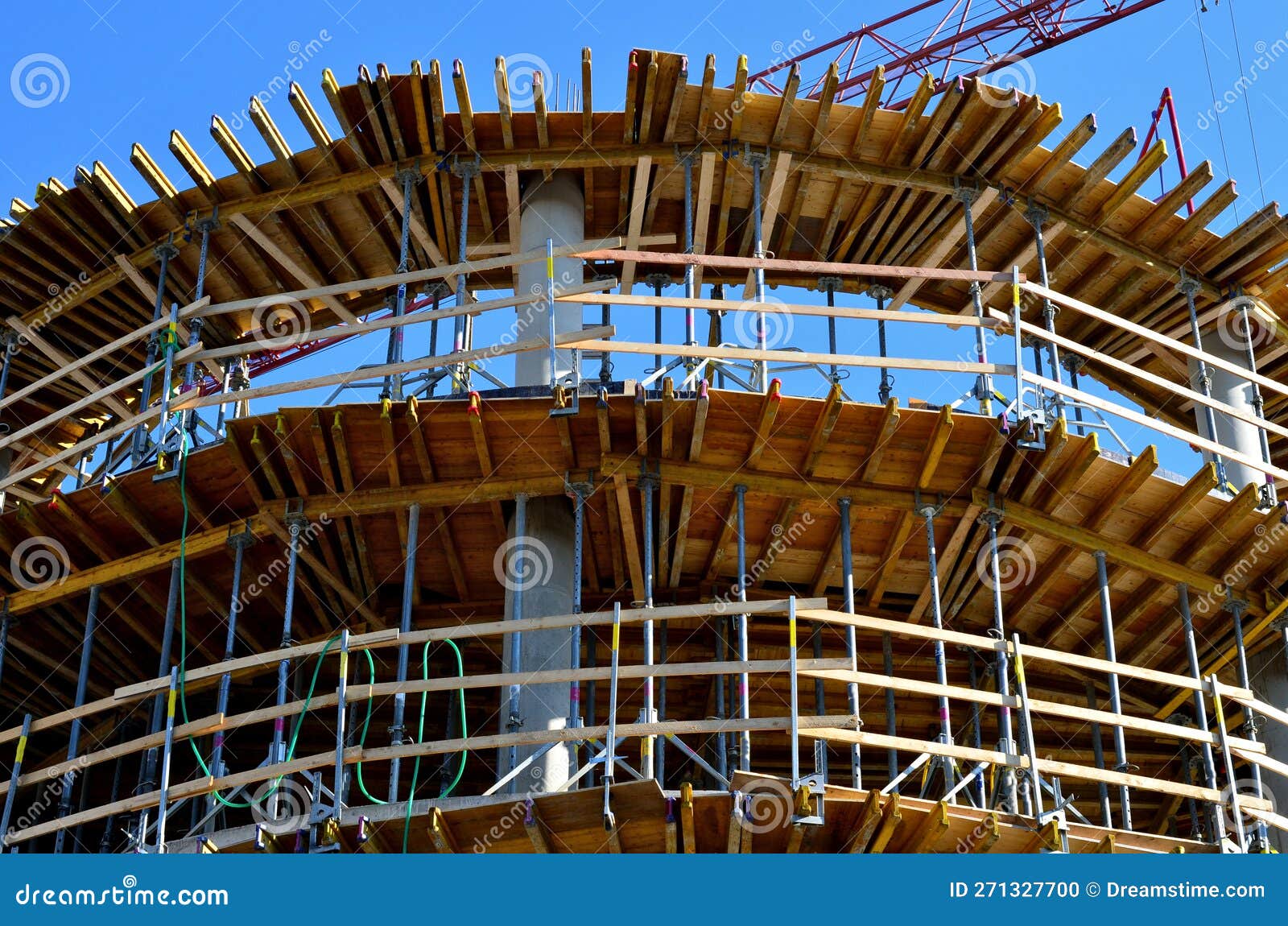 Construction Galvanized Brackets For The Installation Of Facade Panels ...