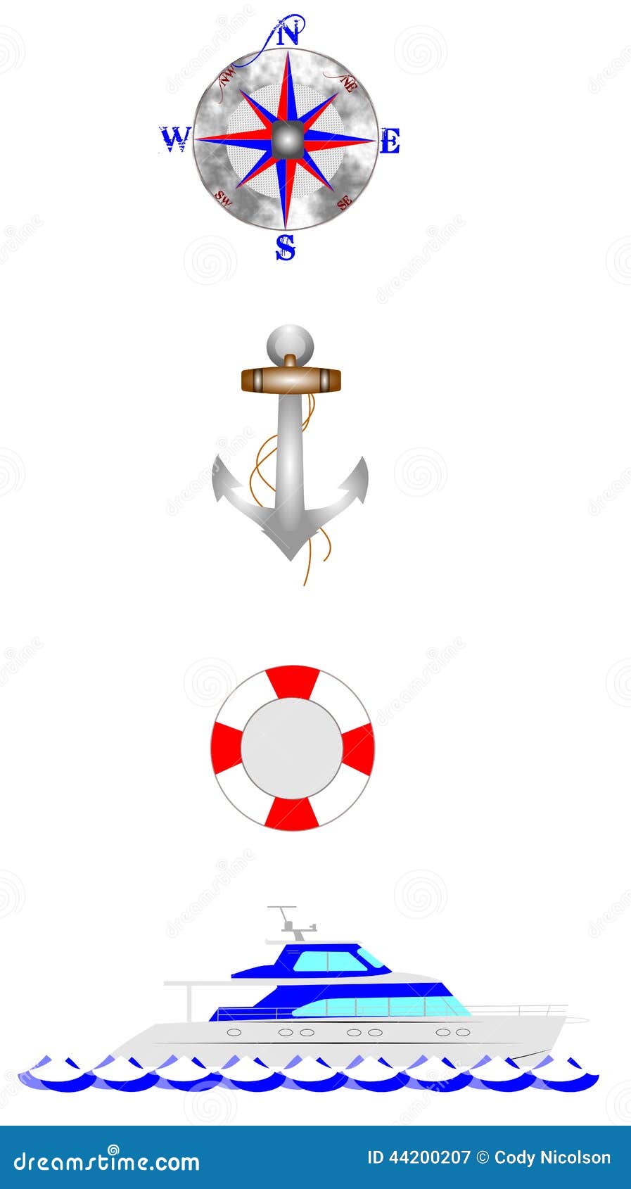 Safe boating stock illustration. Illustration of original - 44200207