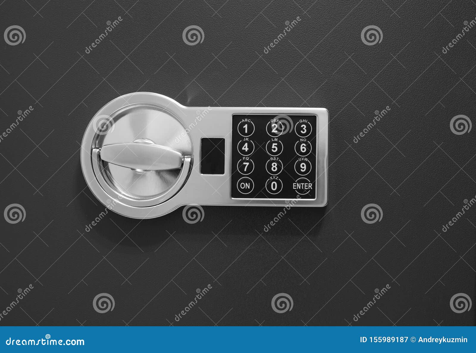 Safe Box With Code And Fingerprint Scanner Lock Royalty-Free Stock ...