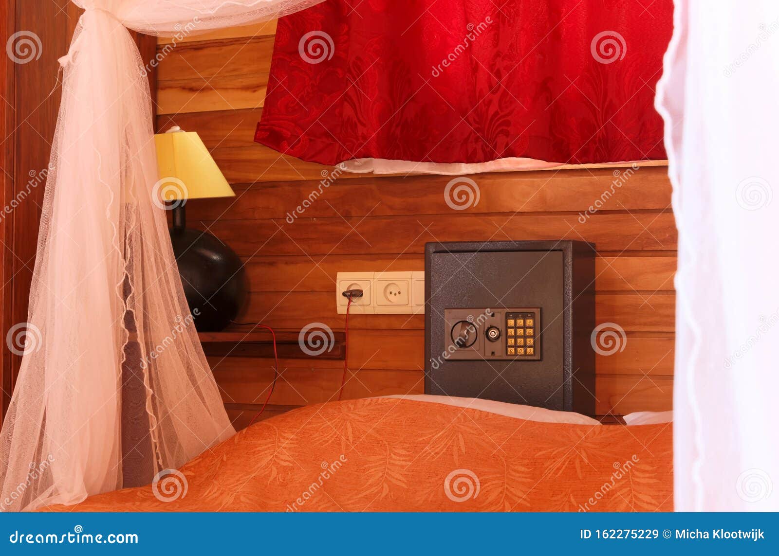 Safe box in hotel room stock image. Image of drawer - 162275229