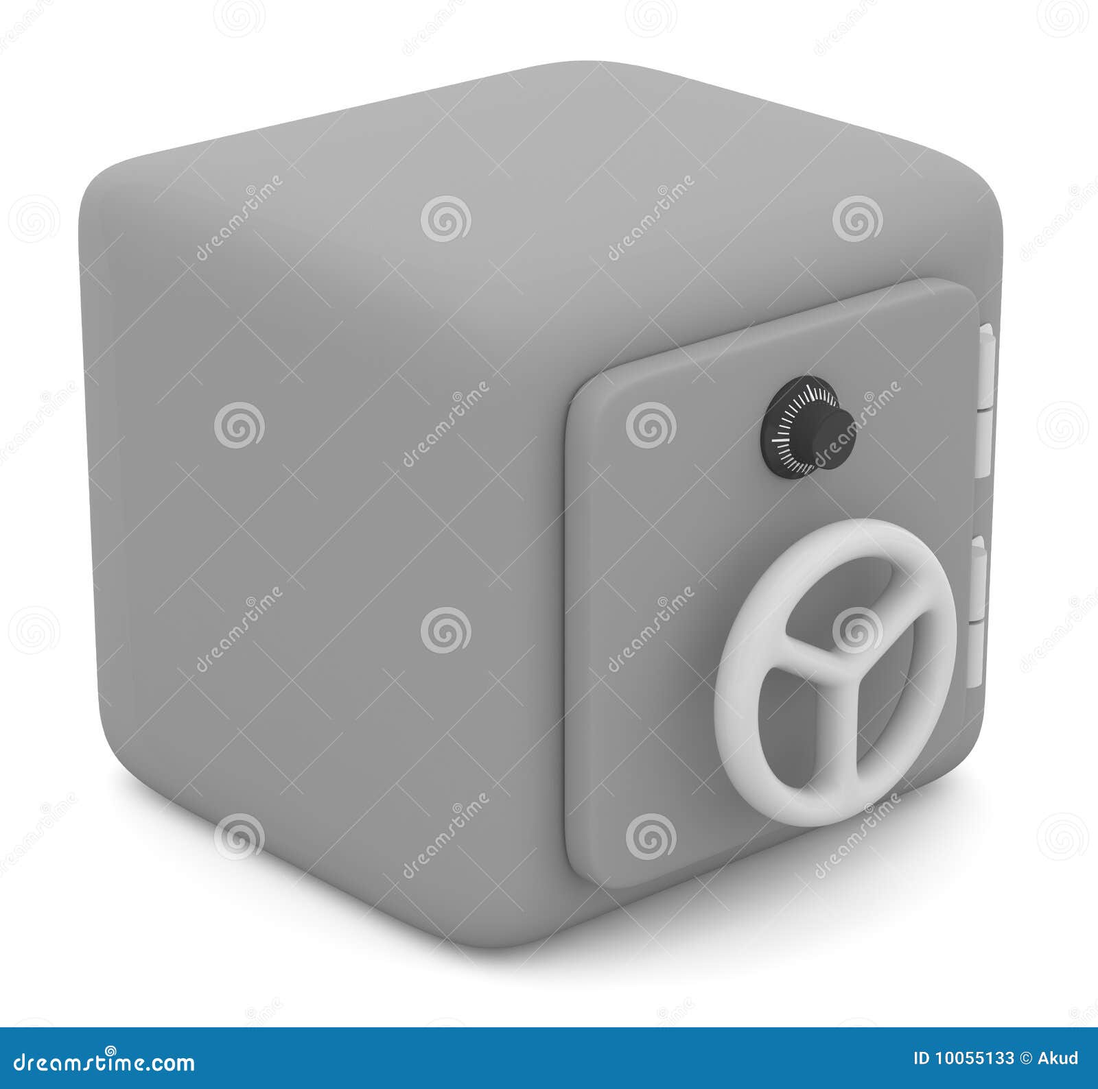 Safe in cartoon style stock illustration. Illustration of business ...