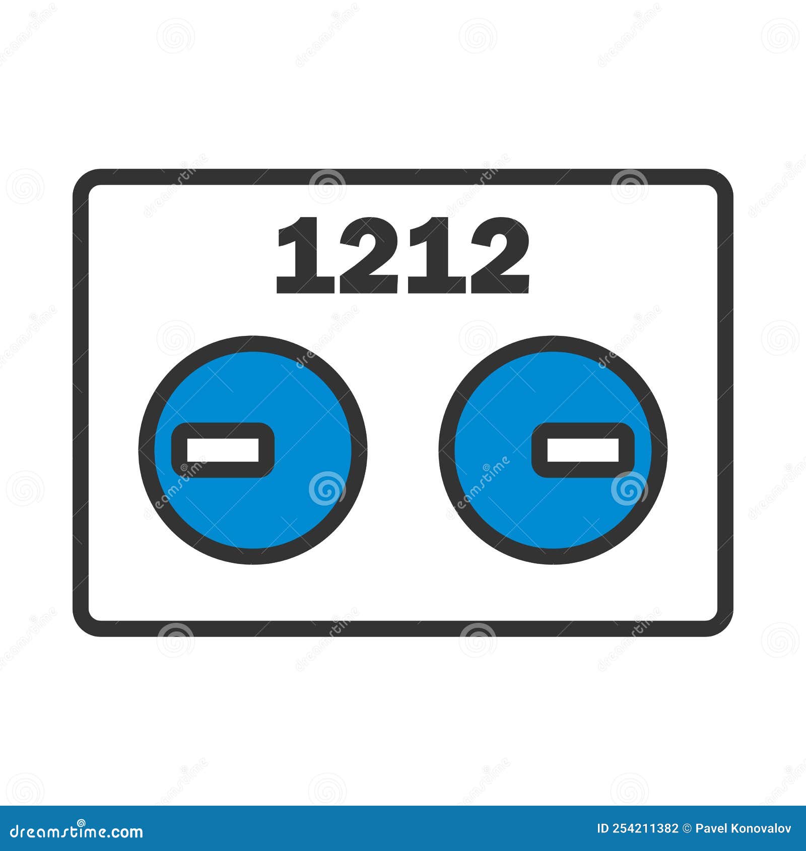 Safe Cell Icon stock vector. Illustration of finance - 254211382