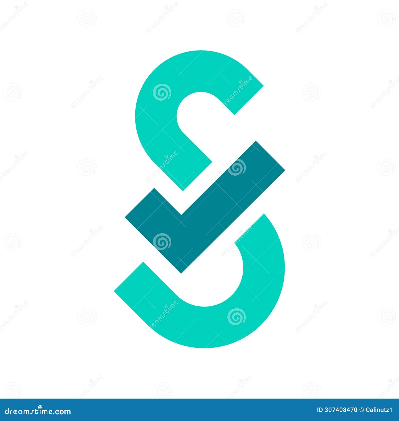 Safe Choice Vector Icon Isolated on White Background, Check Mark ...