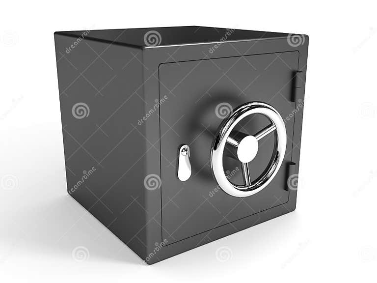 Safe closed. stock illustration. Illustration of safety - 51373333