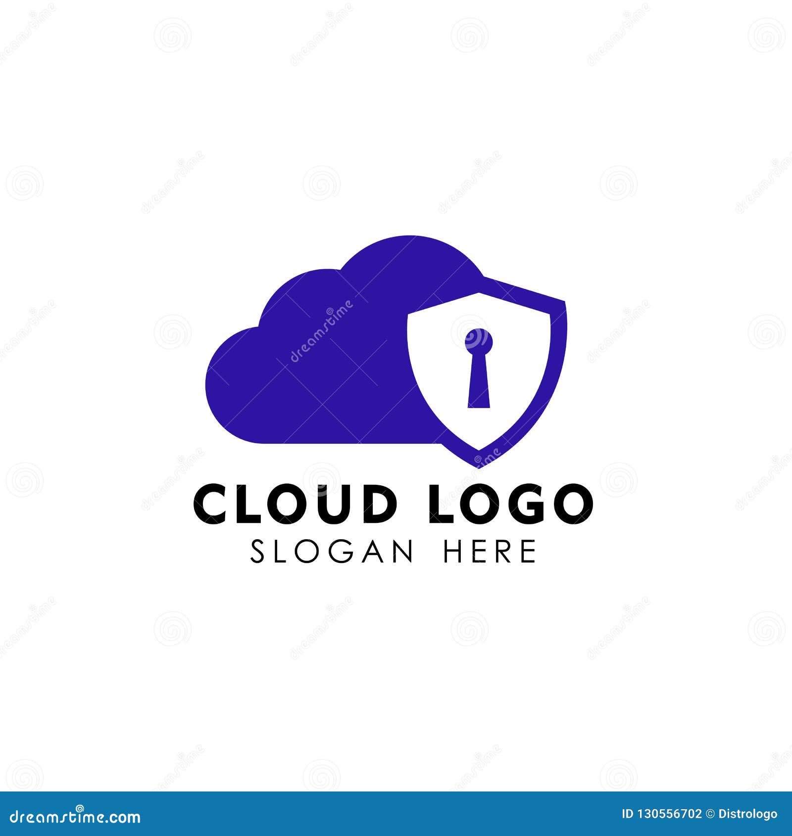 Safe Cloud Logo Design Template. Security System Cloud Logo Designs ...