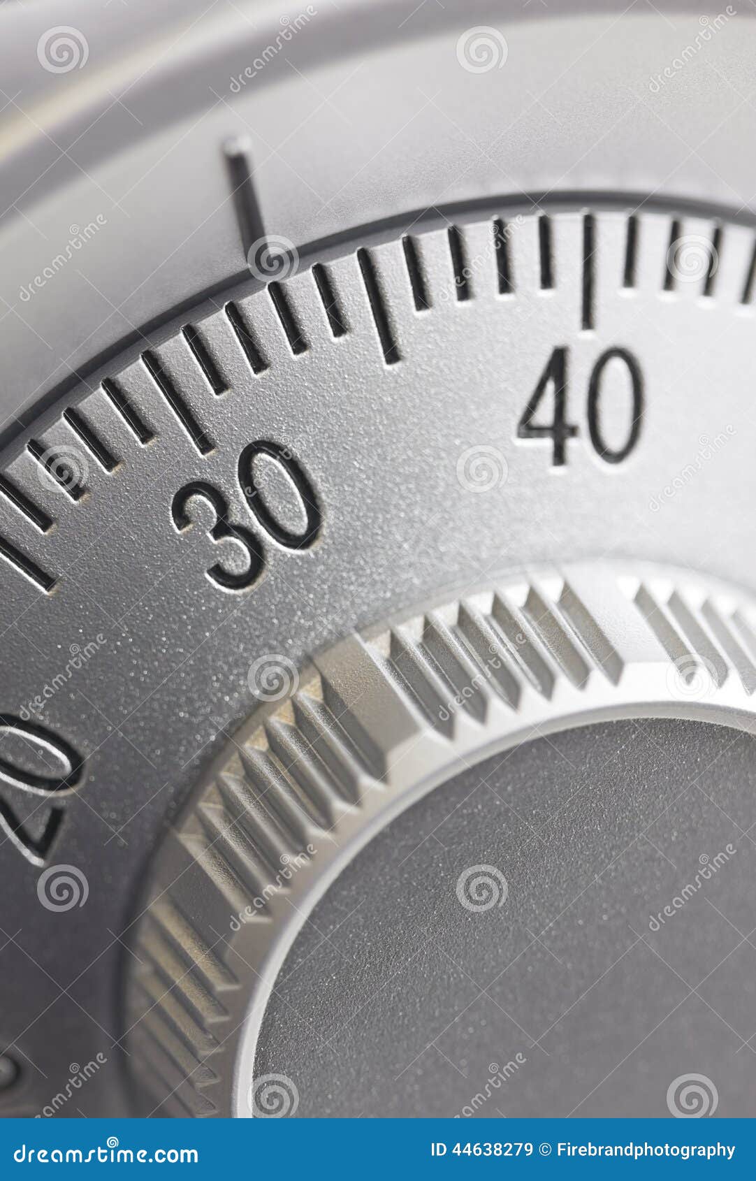 Safe combination dial stock image. Image of lock, tick - 44638279
