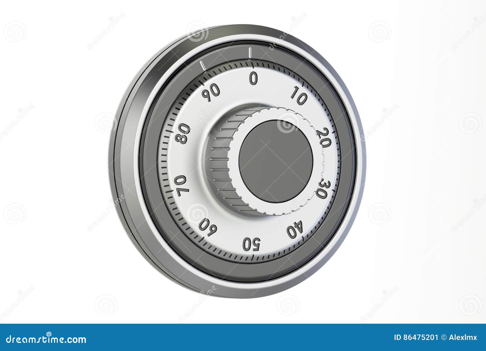 Safe Combination Dial, 3D Rendering Stock Illustration - Illustration ...