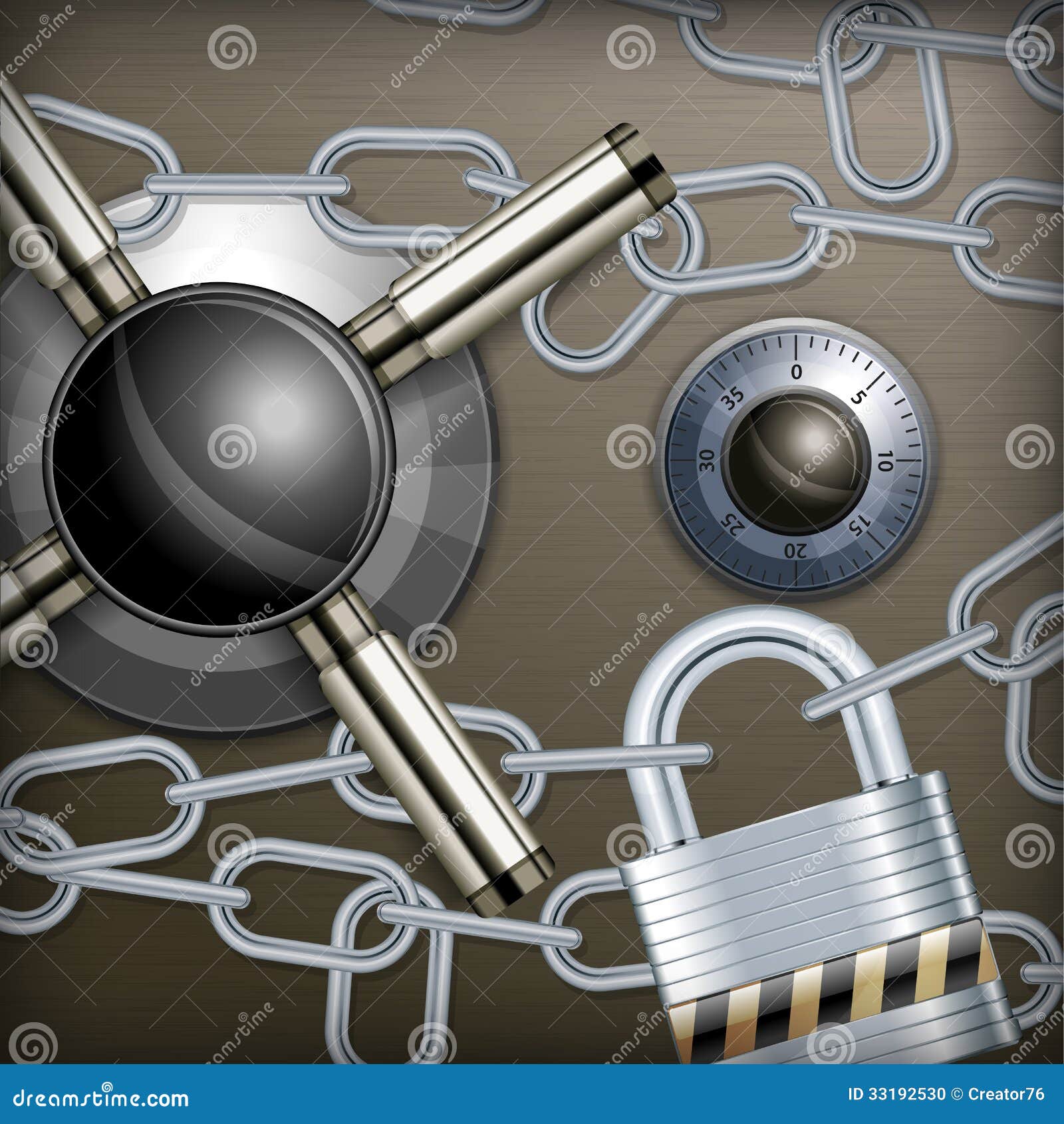 Safe With Combination Lock - Vault Strongbox, Lock Box With Turning ...