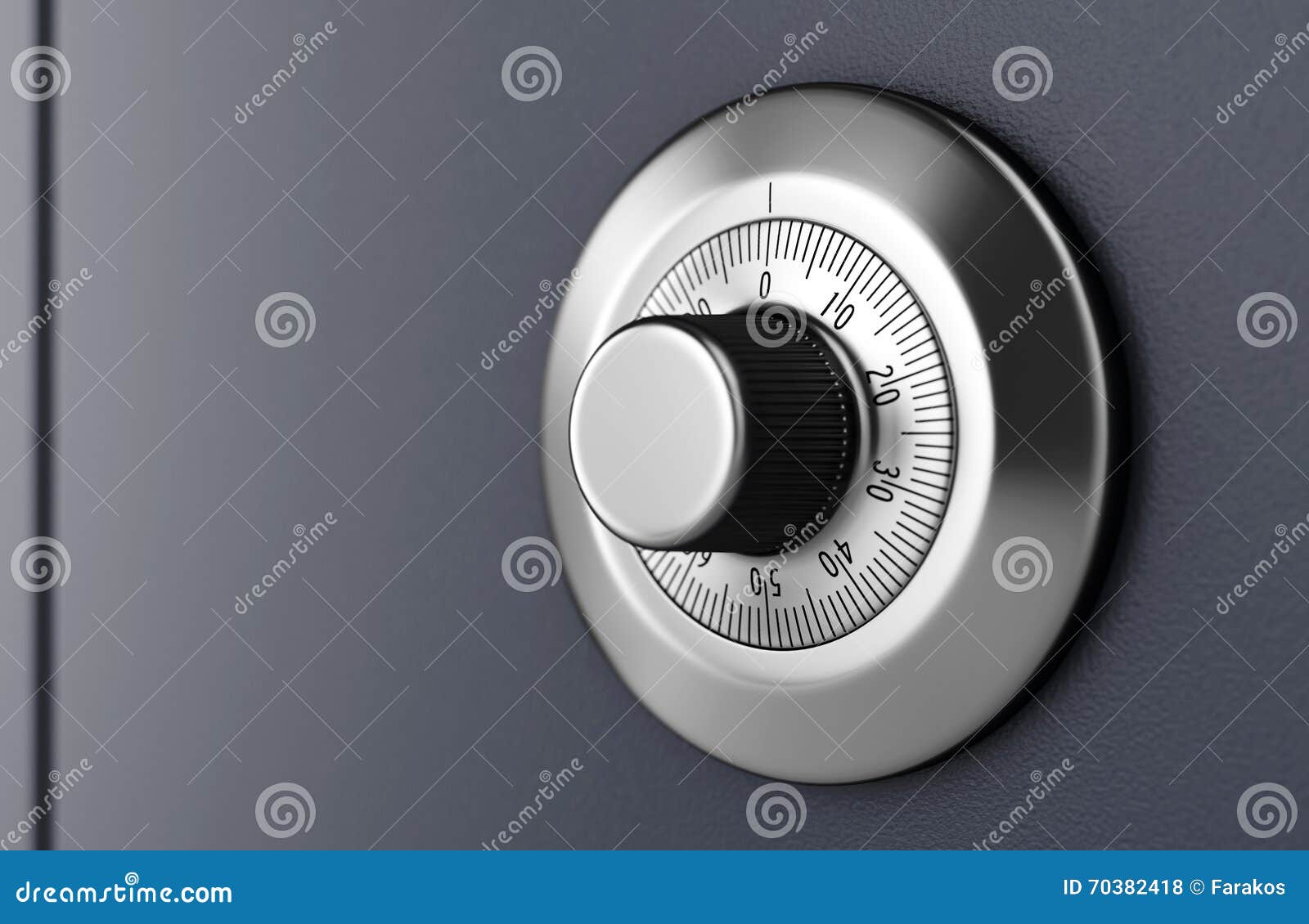 Safe combination lock stock illustration. Illustration of code - 70382418