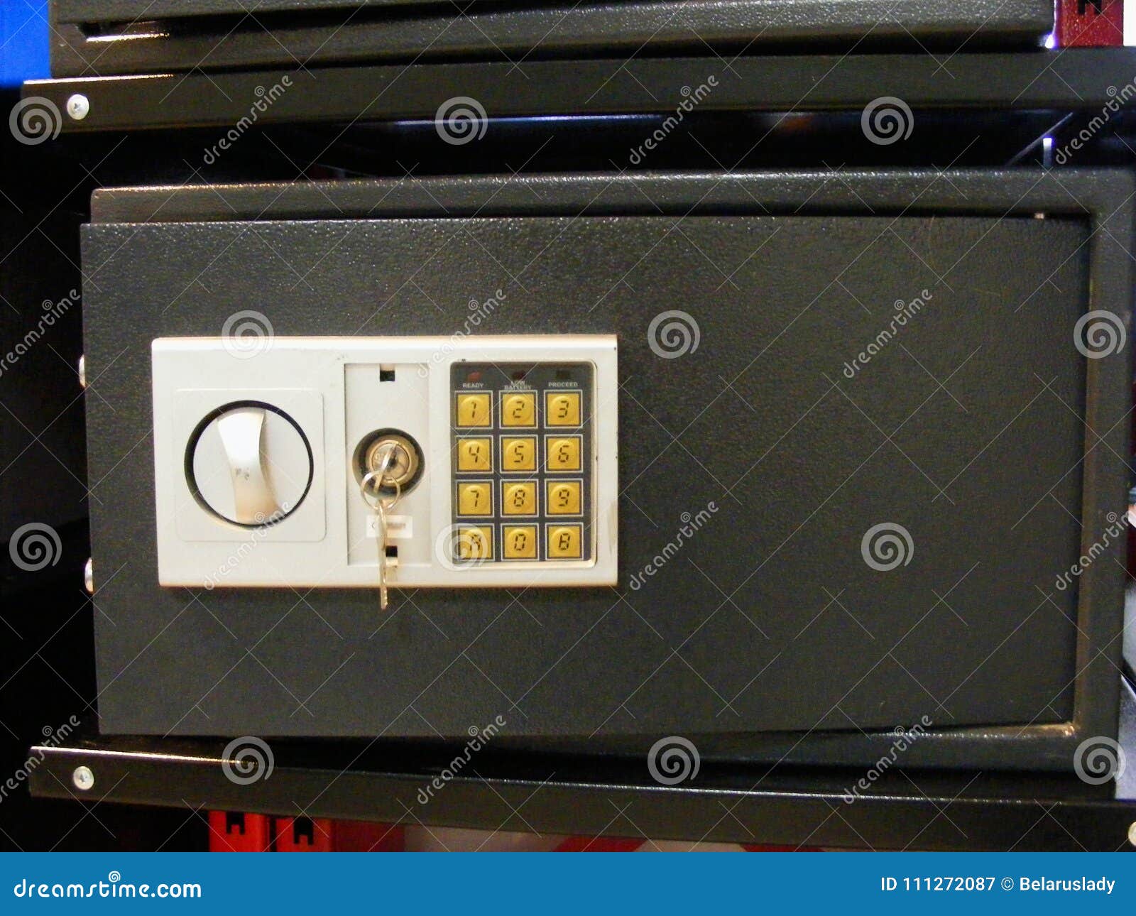 Safe with Combination Lock, Modern Safe Lock Stock Image - Image of ...