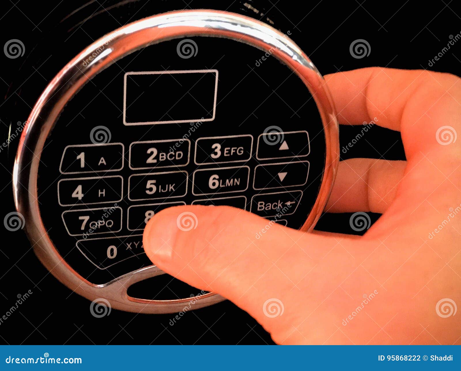 Safe combination Lock stock photo. Image of safe, banking - 95868222