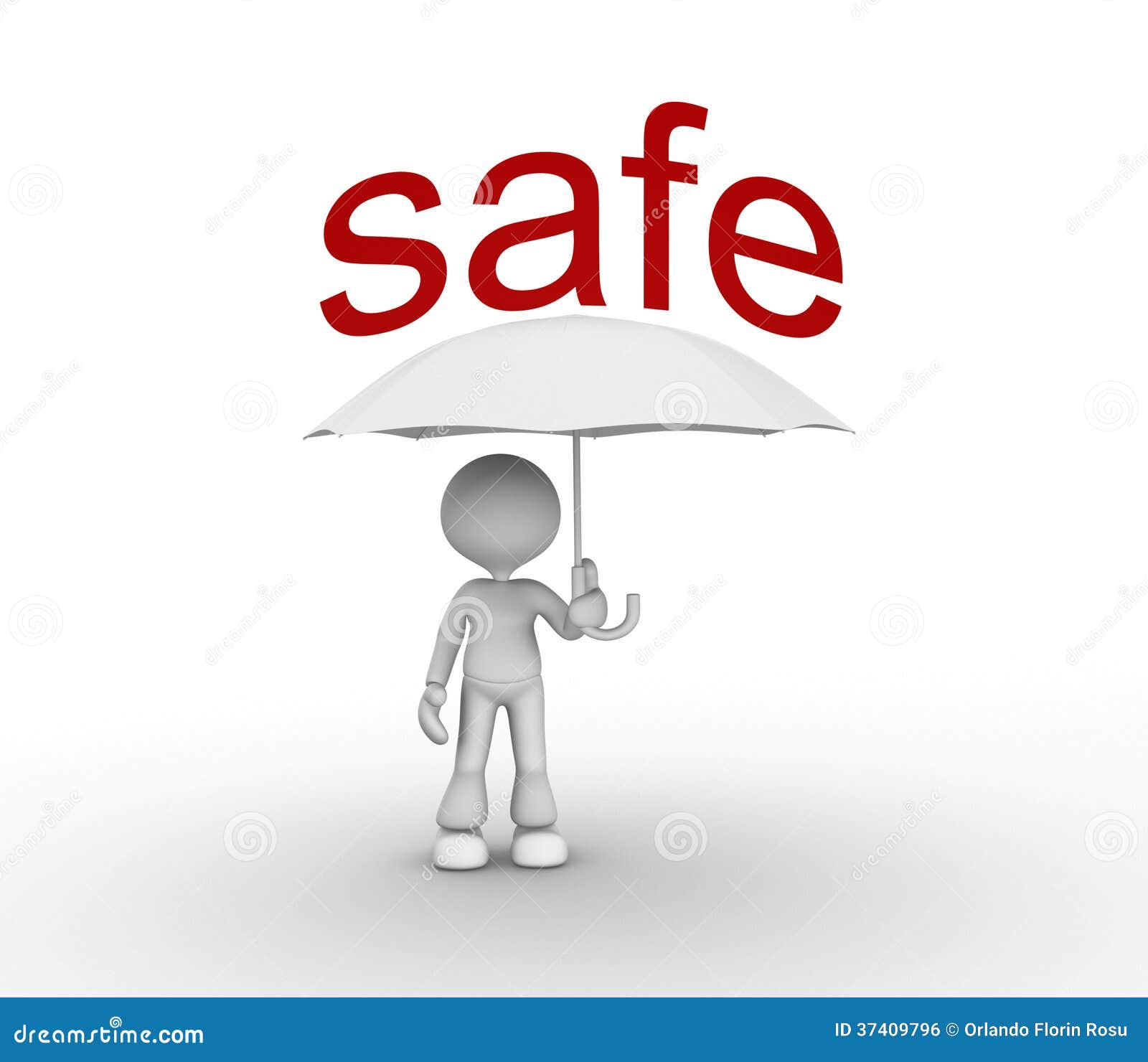 Safe And Risky Arrows Opposite Directions Royalty-Free Stock ...