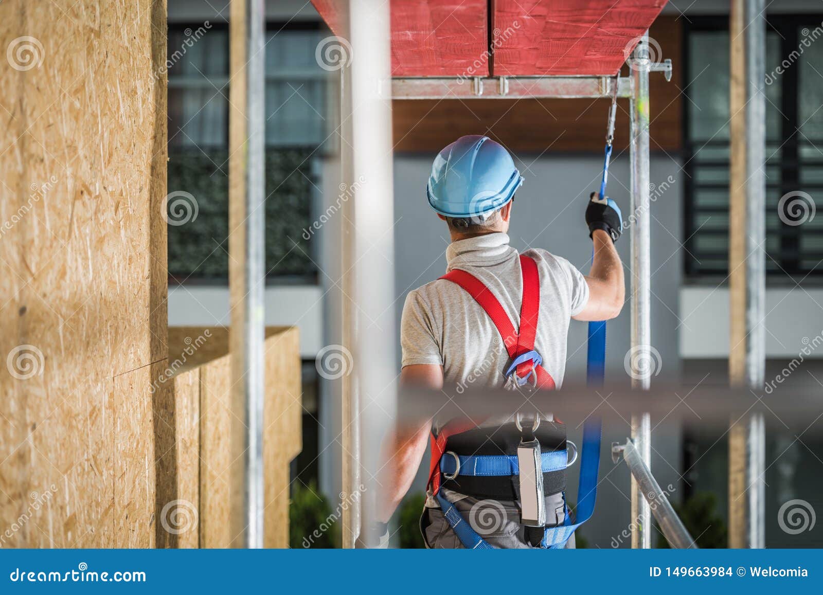 Safe Construction Work stock photo. Image of steel, worker - 149663984