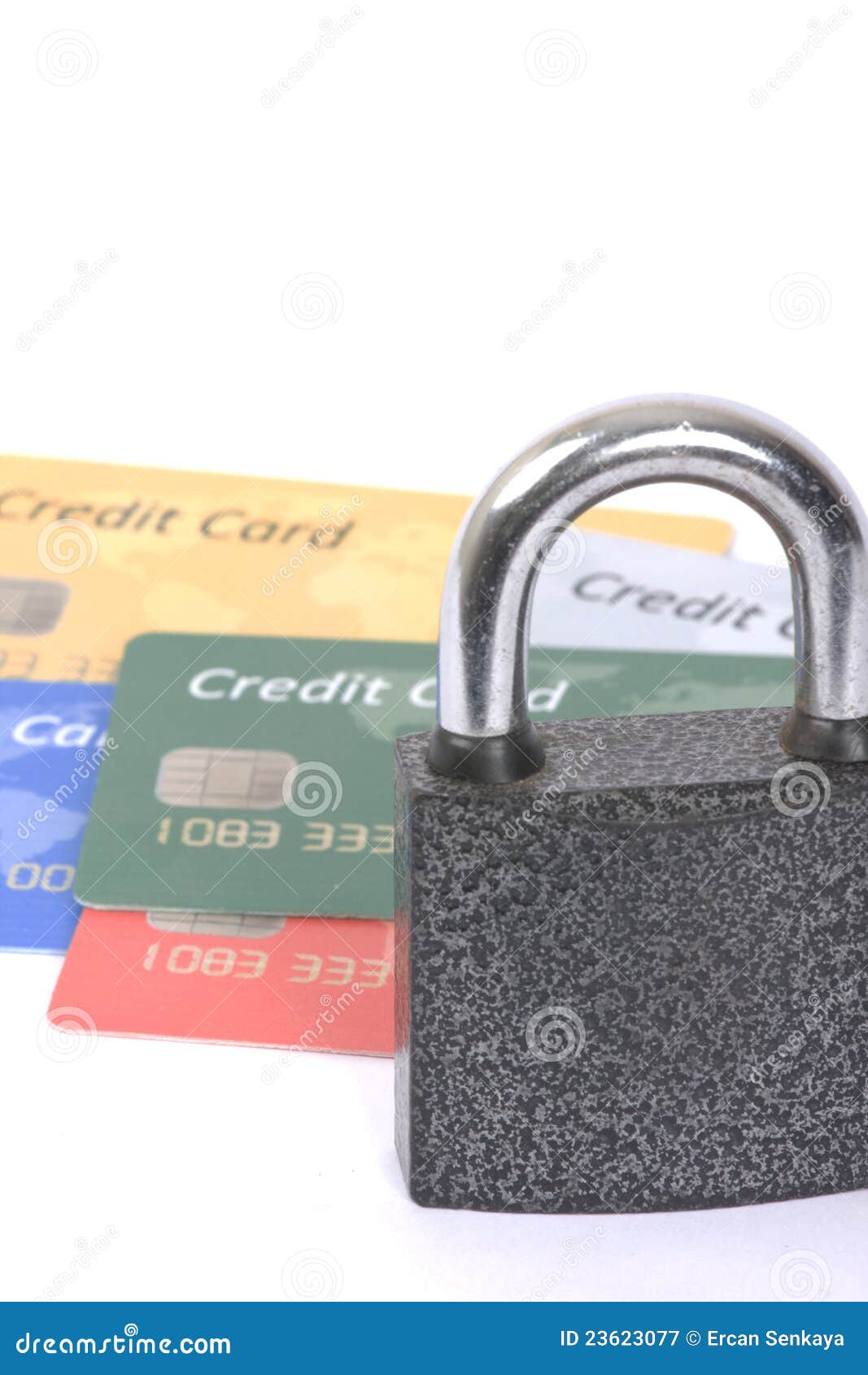 Safe credit card stock image. Image of abstract, protect - 23623077