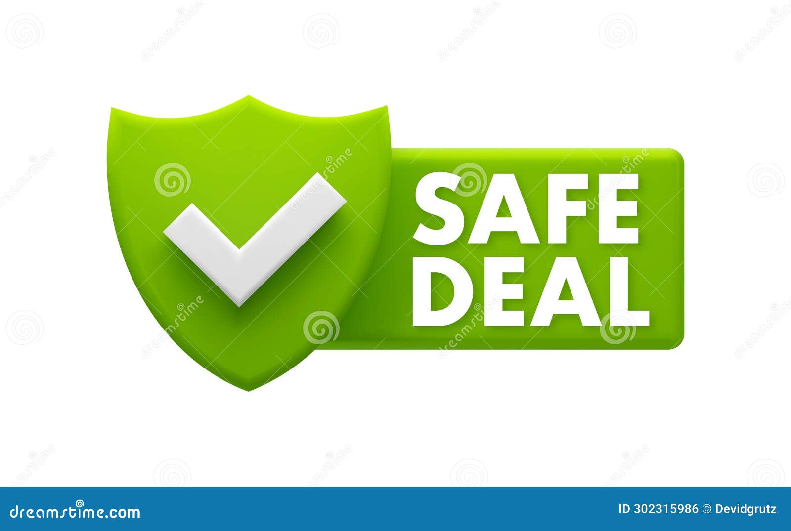 Safe Deal Guarantee Badge - Secure Transaction Shield with Checkmark ...