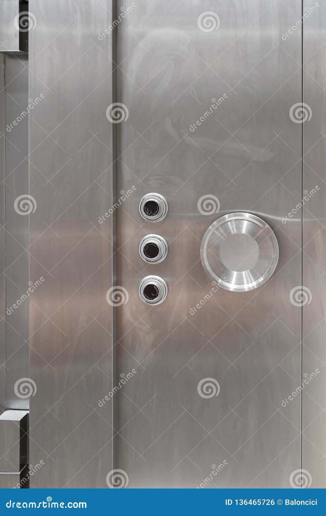 Safe Deposit Box Dials stock photo. Image of metal, steel - 136465726