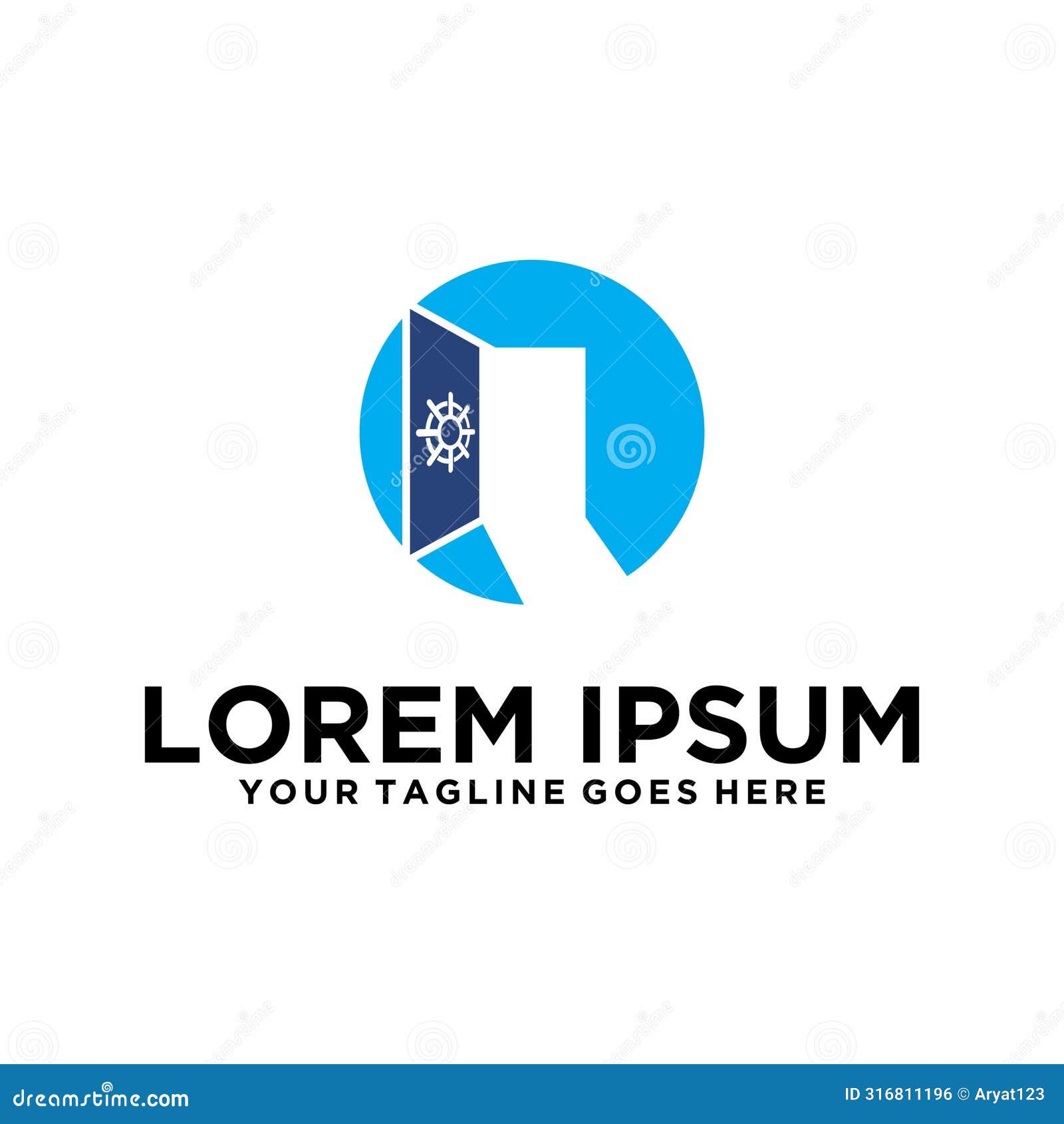 Safe deposit box logo idea stock illustration. Illustration of modern ...