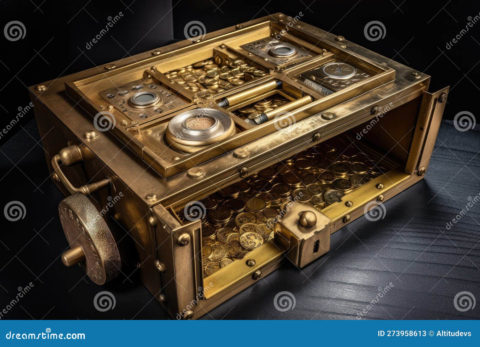 Safe Deposit Box, Opened and Empty, with Clues To the Hidden Treasure ...