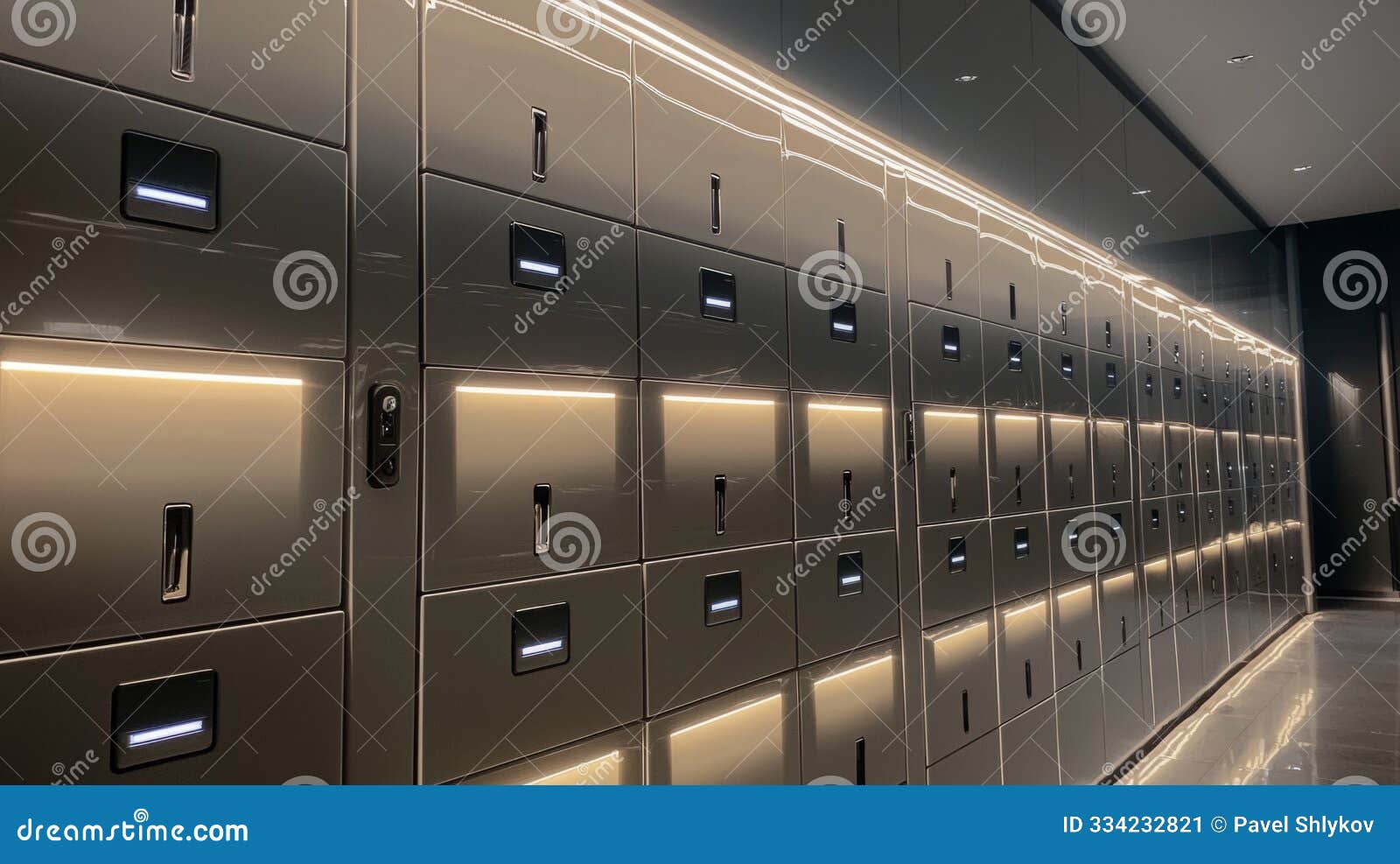 Safe Deposit Boxes of an a Bank Stock Image - Image of open, security ...